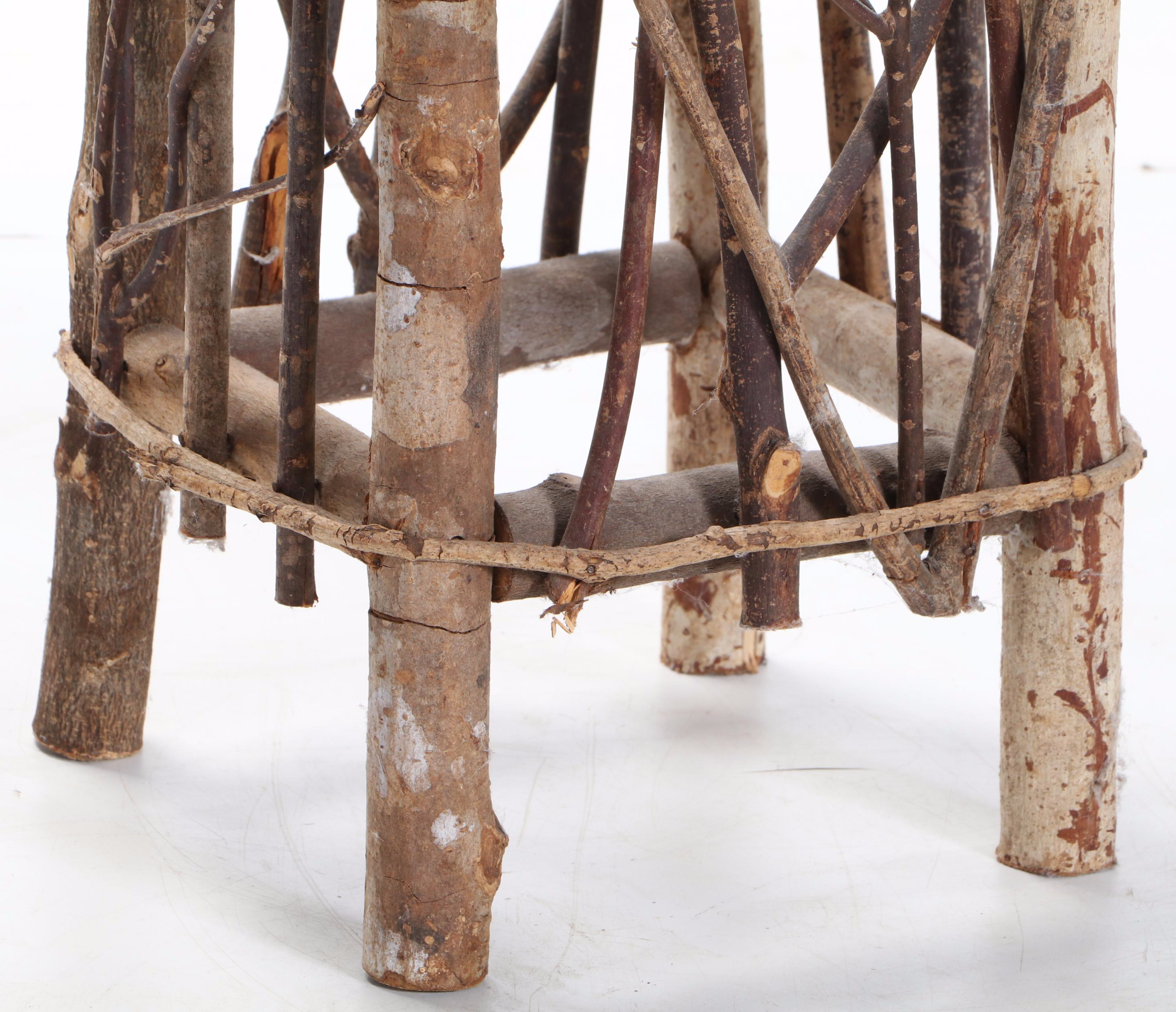 Adirondack Style Twig Stand | EBTH