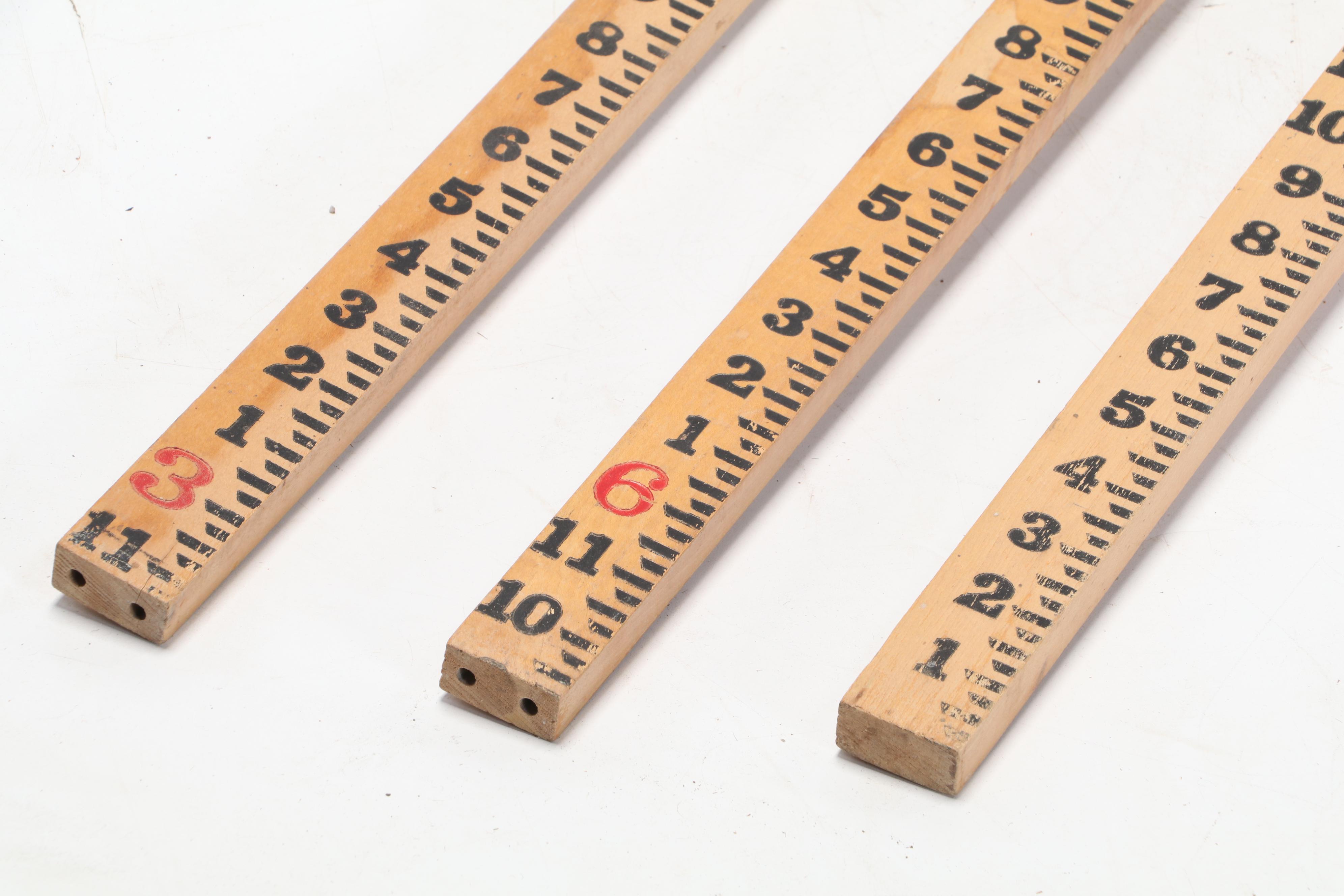 Eight Foot Extending Ruler with Metal Slide | EBTH