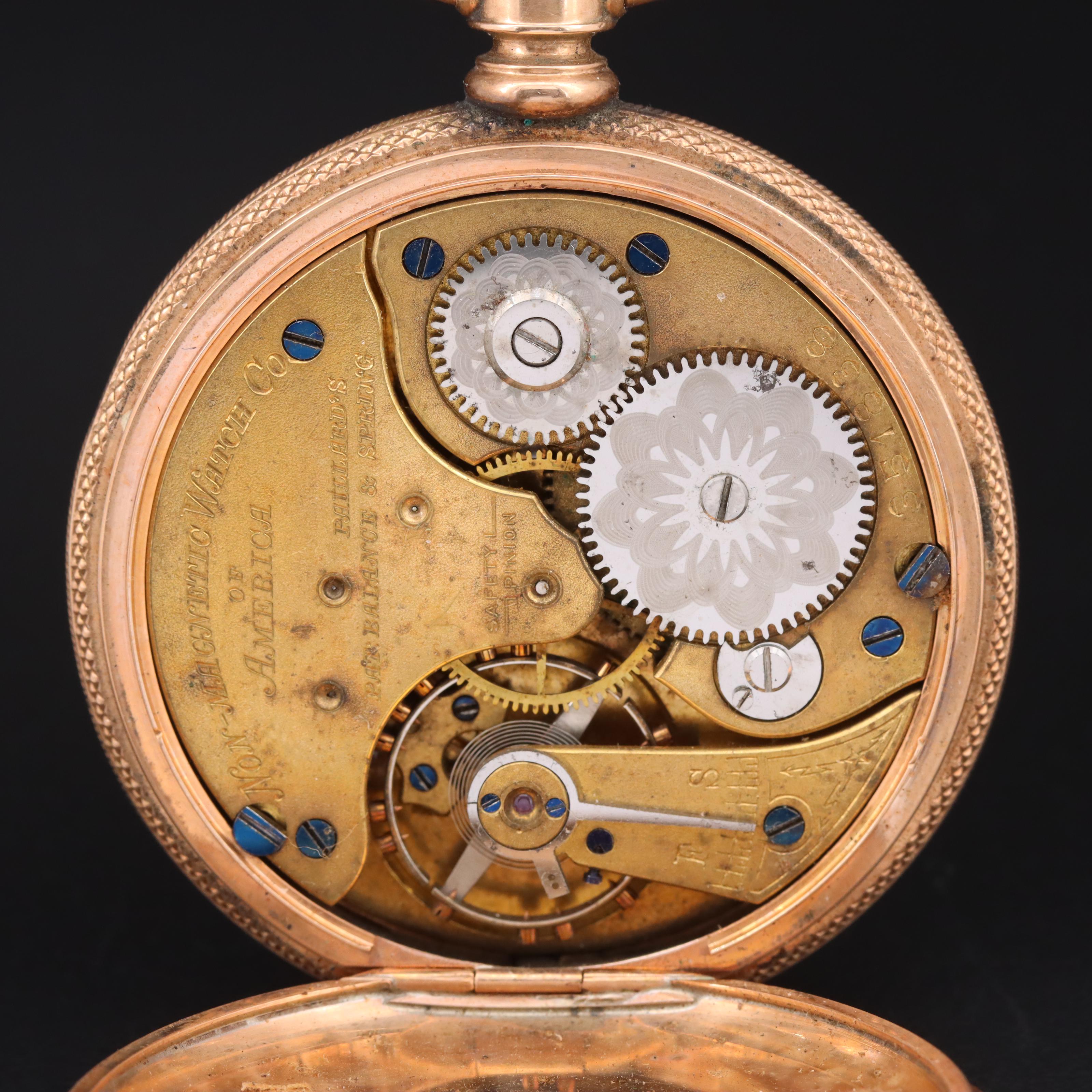 Mermode & Jaccard Jewelry Co. St. Louis Non-Magnetic Hunting Case ...