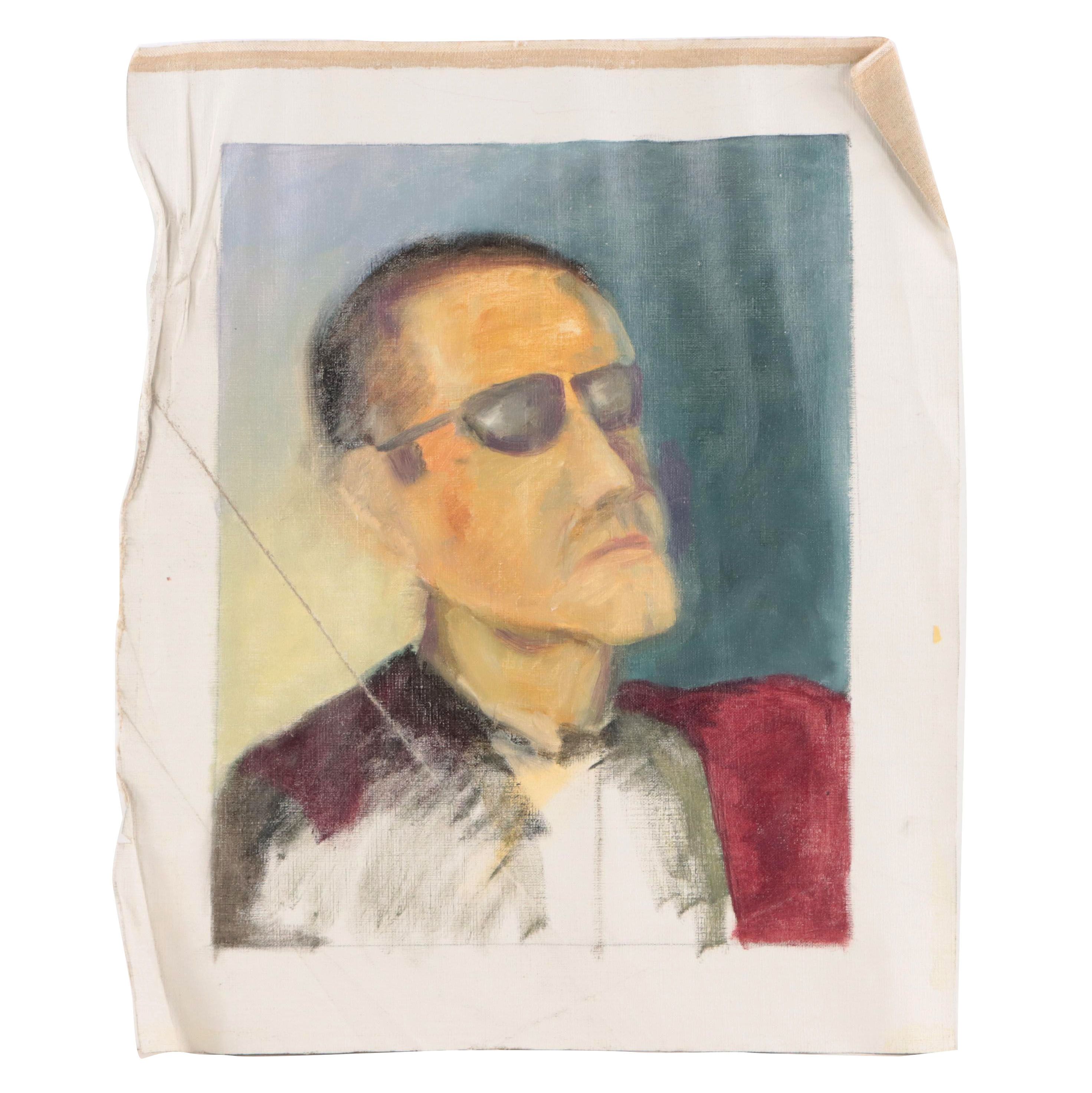 Katrina Halter Oil Painting of Male Portrait | EBTH