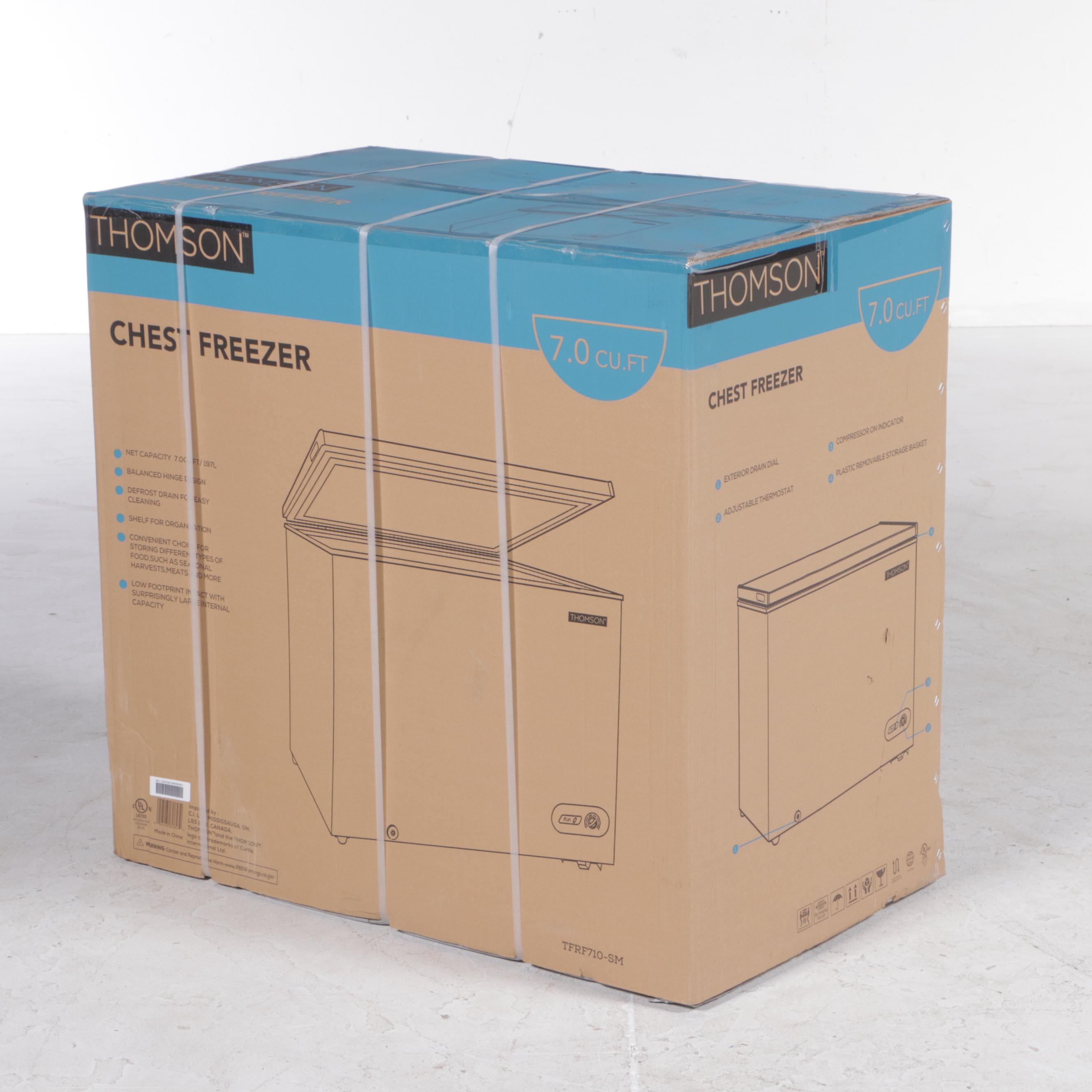 DRT Thomson 7.0 Cu. Ft. White Chest Freezer | EBTH