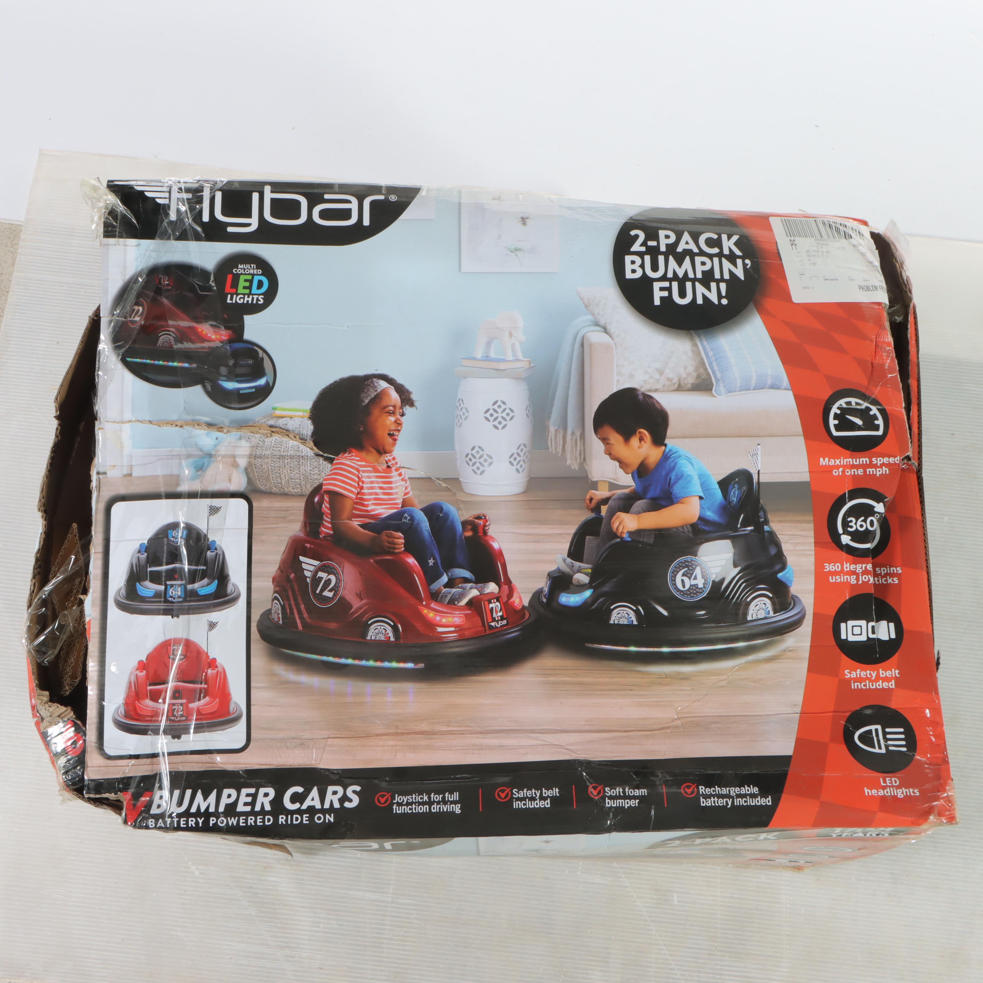 Flybar Battery Powered Ride On Bumper Cars | EBTH