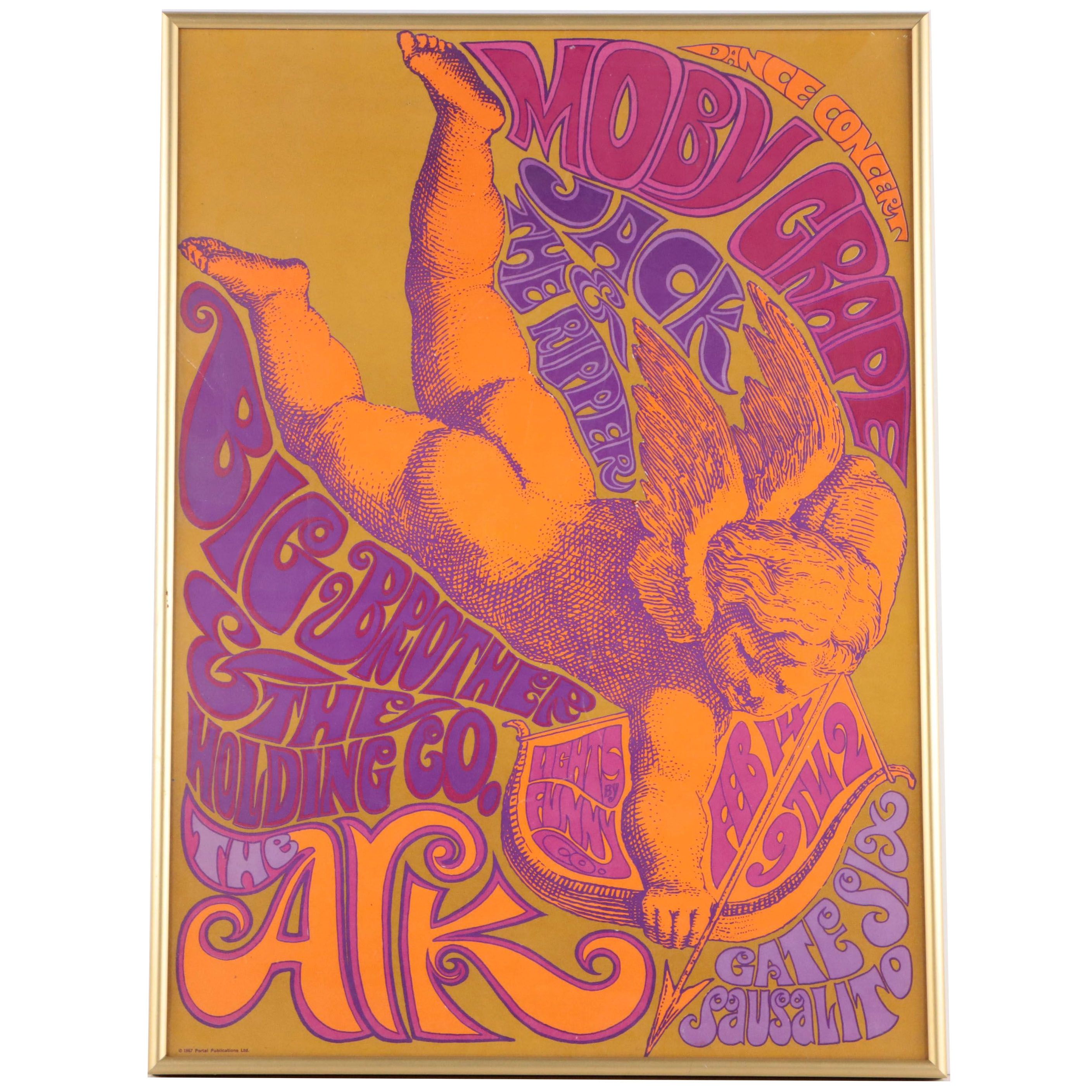 Color Lithograph Concert Poster at The Ark | Everything But The House