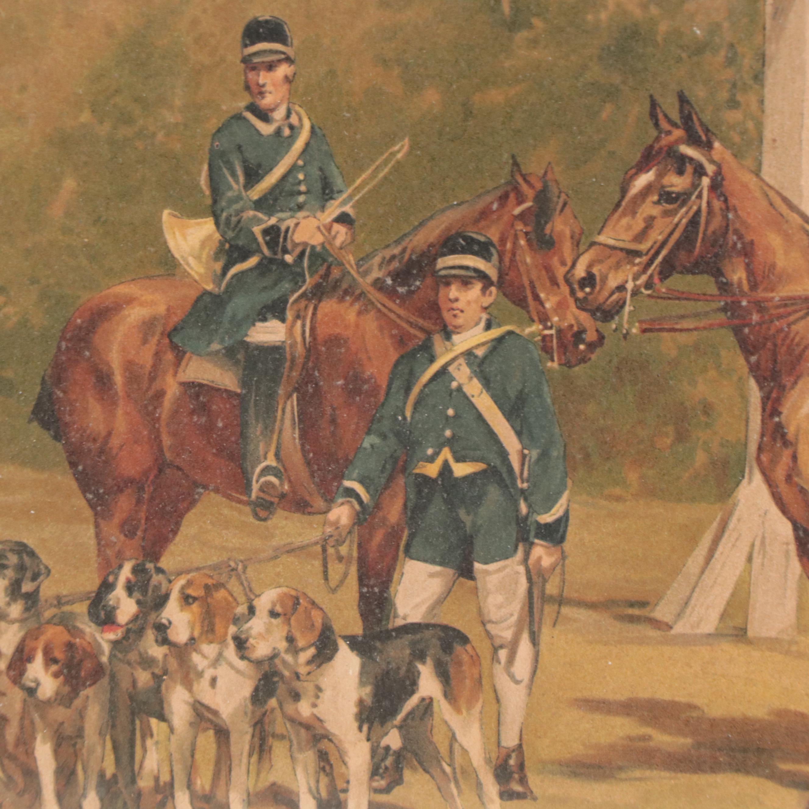 Lithographs of Hunt Scenes | EBTH