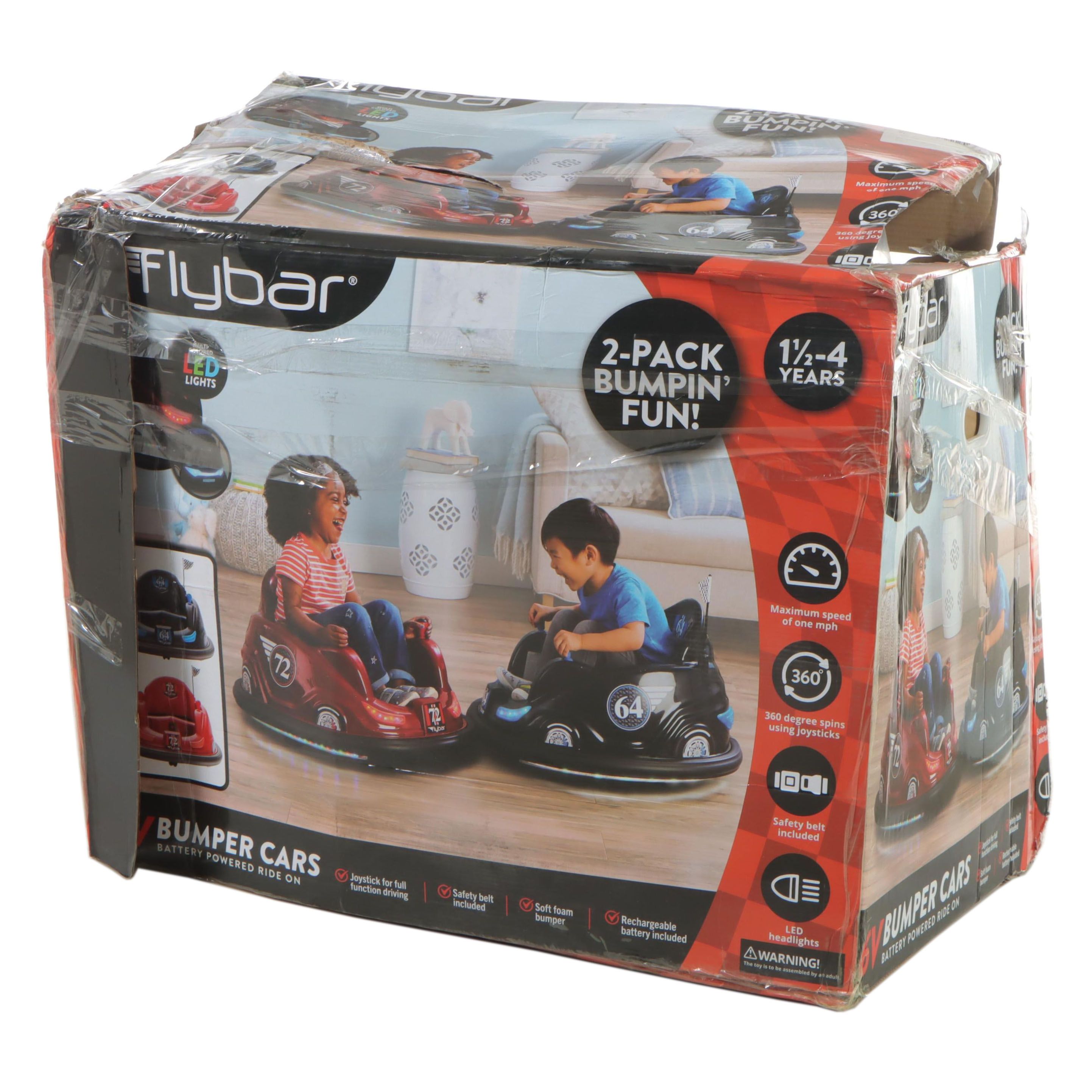 Flybar Battery Powered Ride On Bumper Cars | EBTH