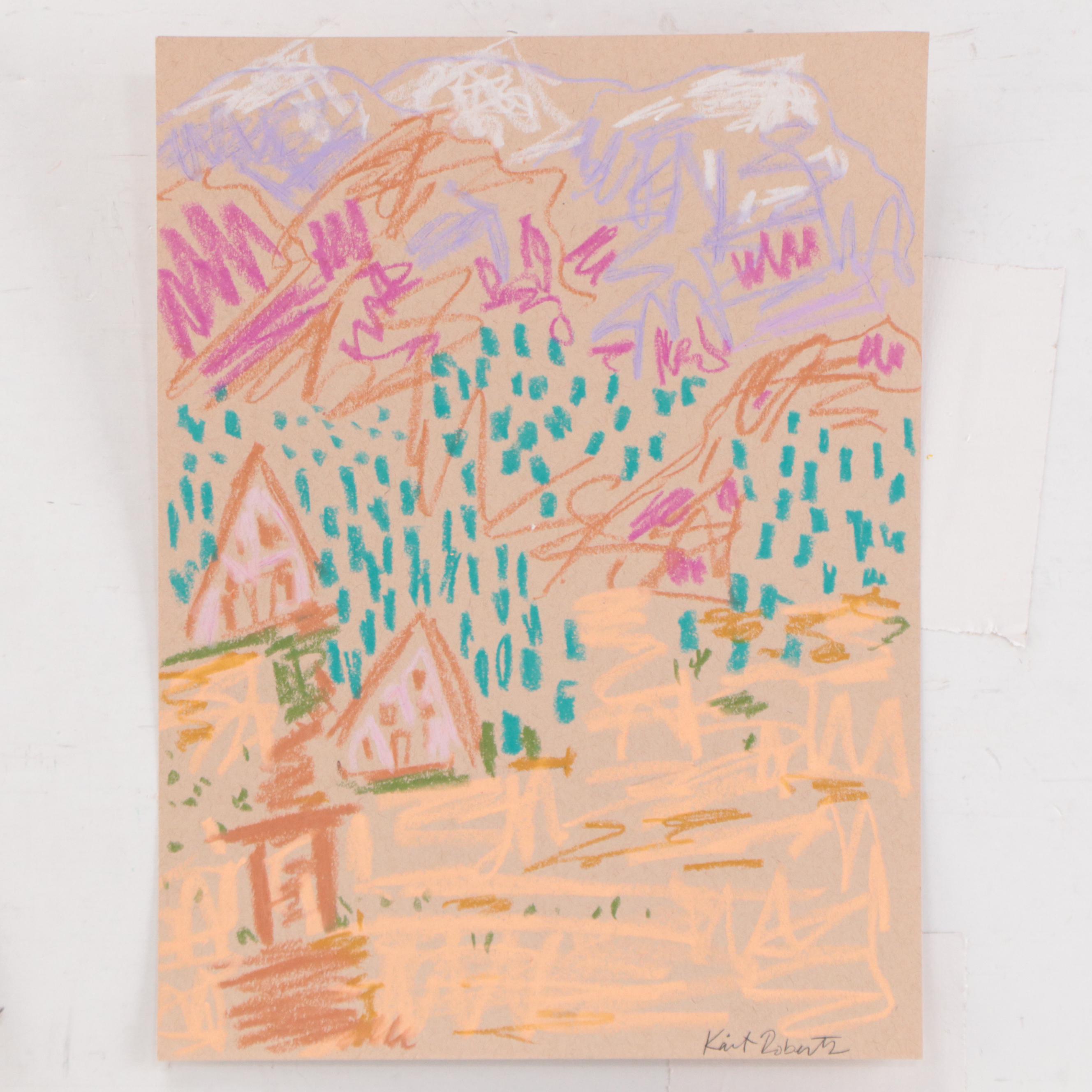 Kait Roberts Landscape Pastel Drawings, 21st Century | EBTH