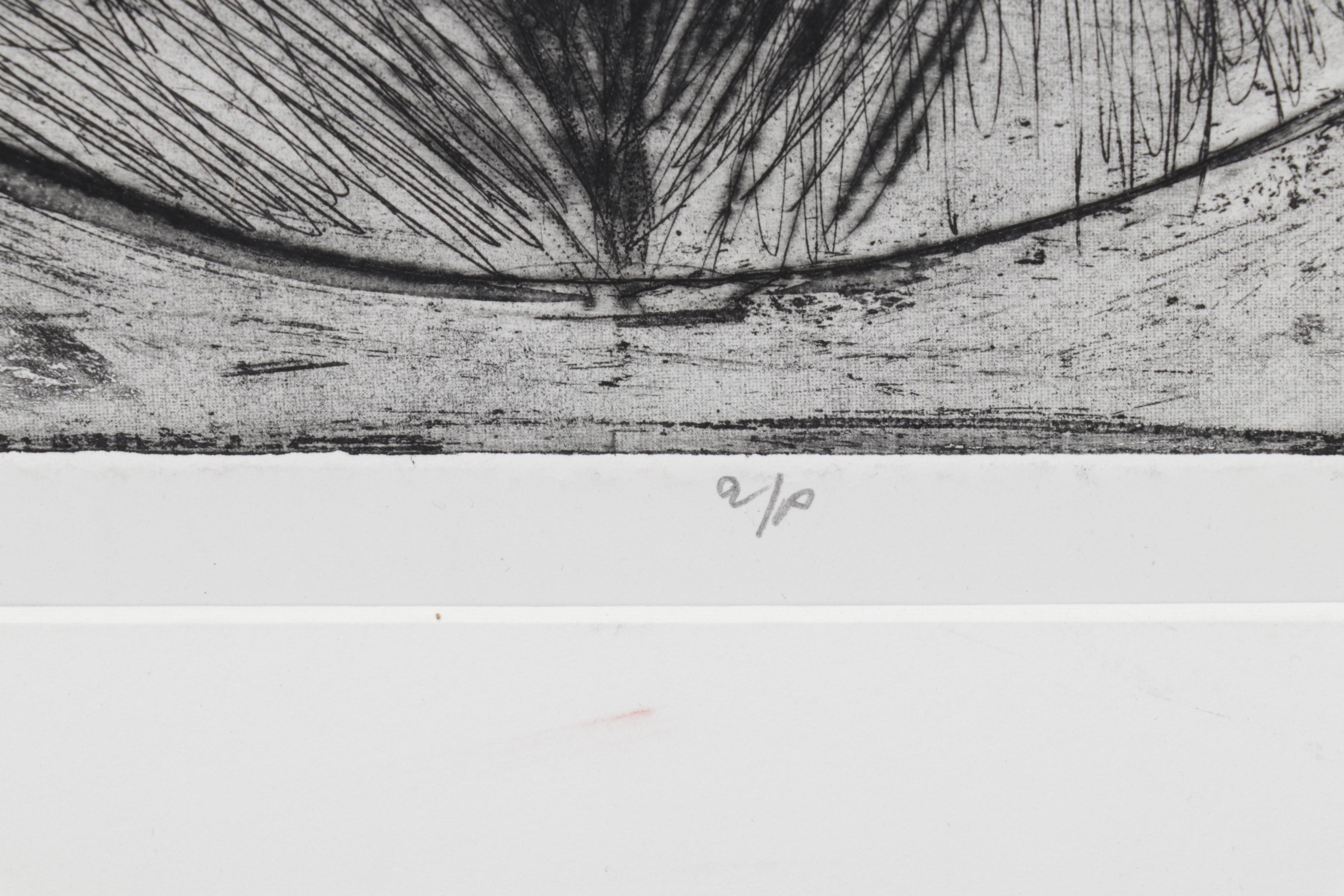 Sidney Chafetz Etching With Aquatint "John Cheever," Circa 1982 ...