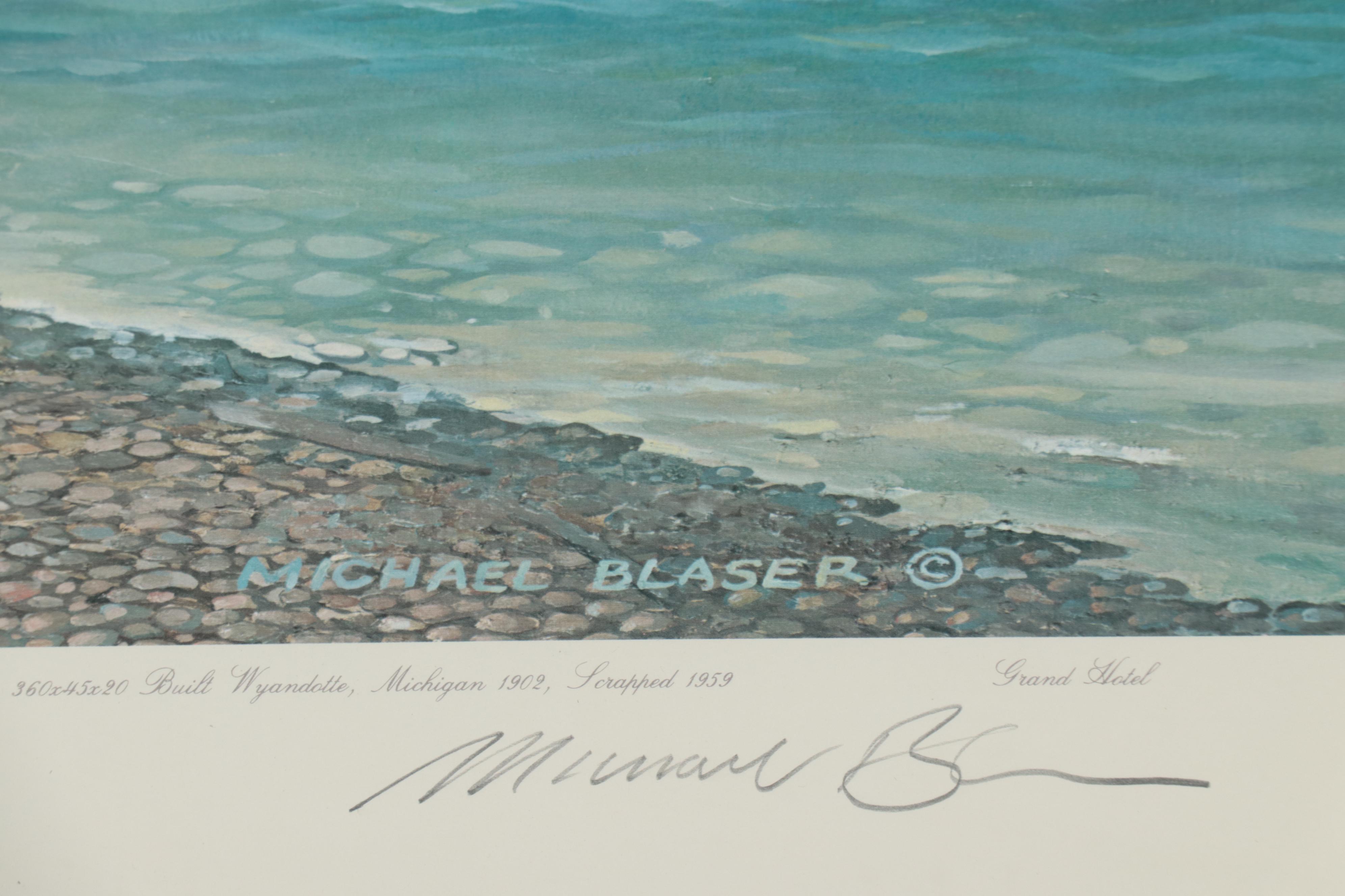 Michael Blaser Offset Lithograph "Mackinac: Queen of the North" | EBTH