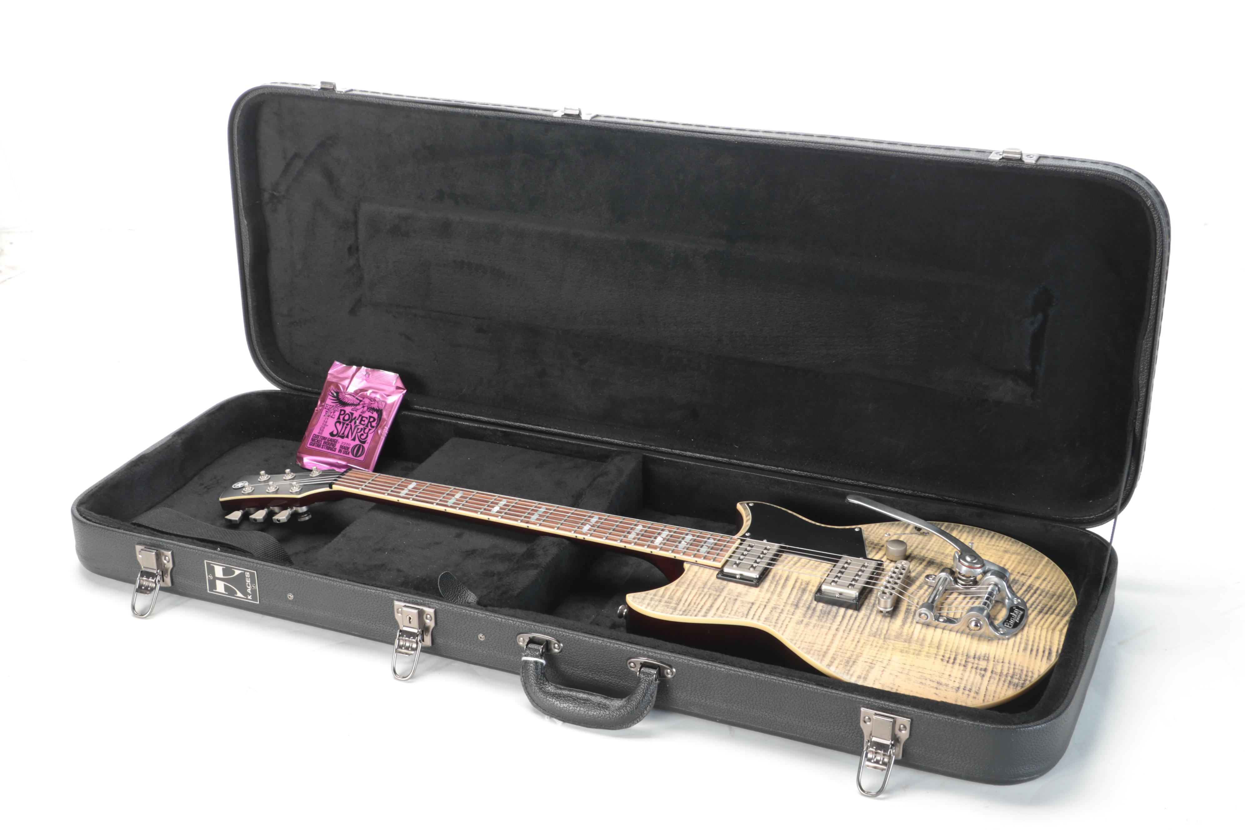 Yamaha Revstar Ash Grey Electric Guitar With Case | EBTH