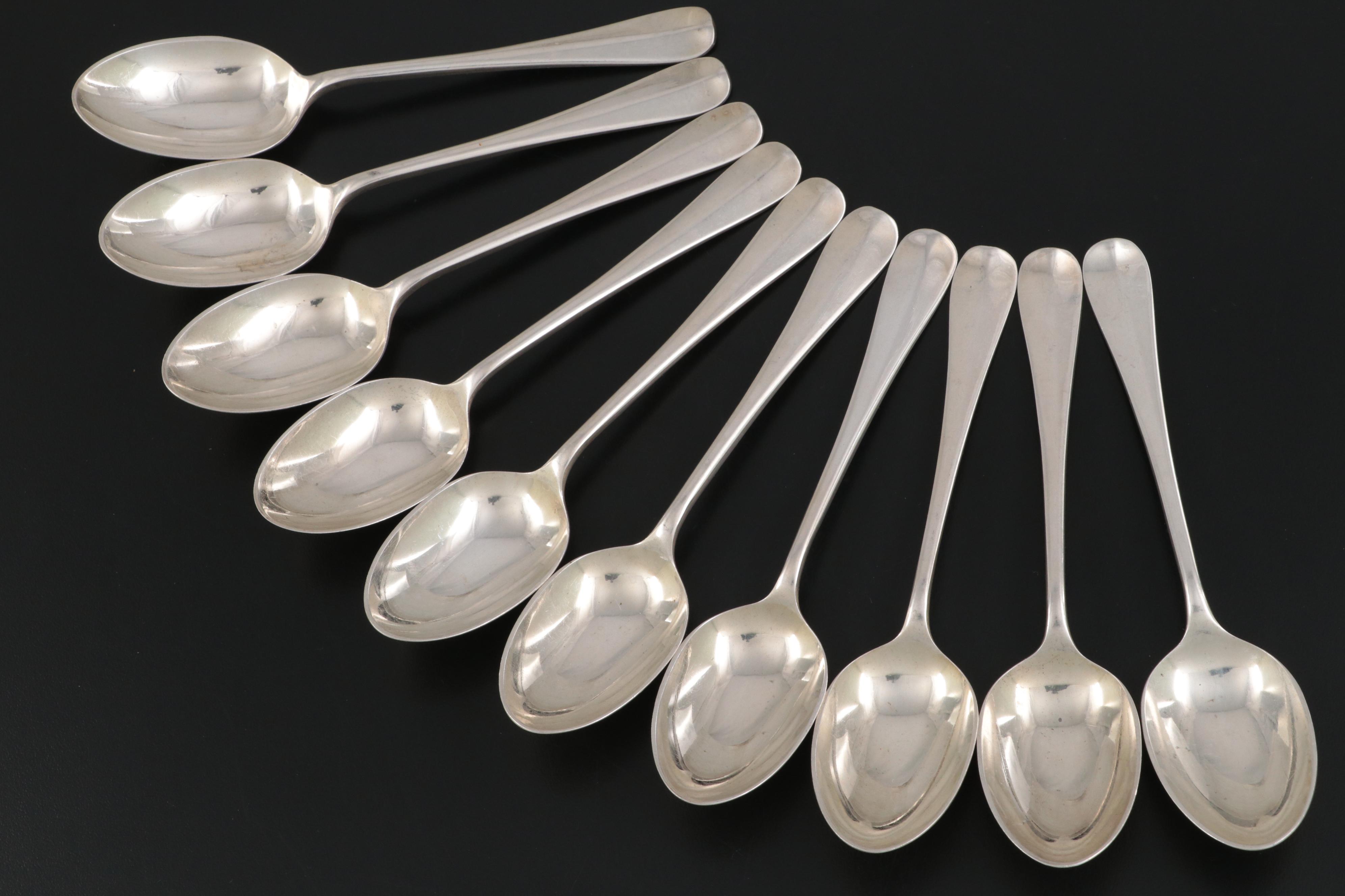 Stieff Sterling Silver Williamsburg Restoration "Queen Anne" Spoons ...
