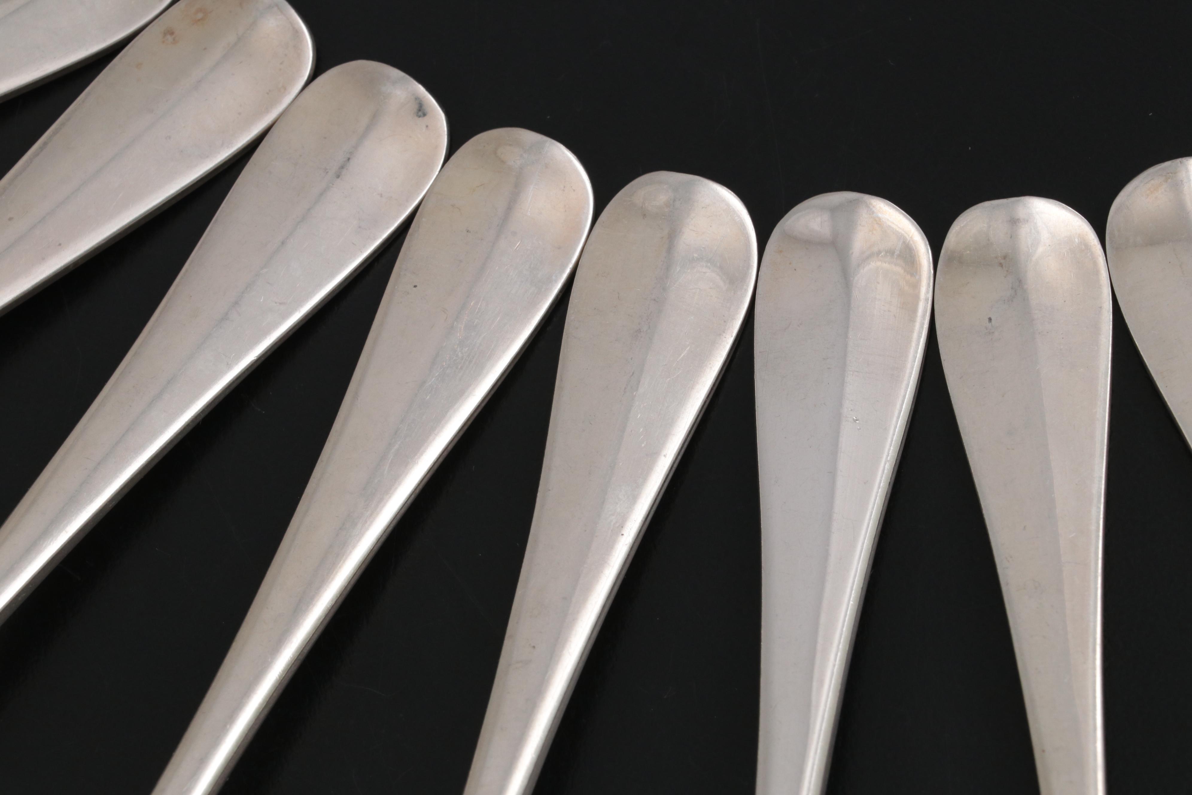 Stieff Sterling Silver Williamsburg Restoration "Queen Anne" Spoons ...