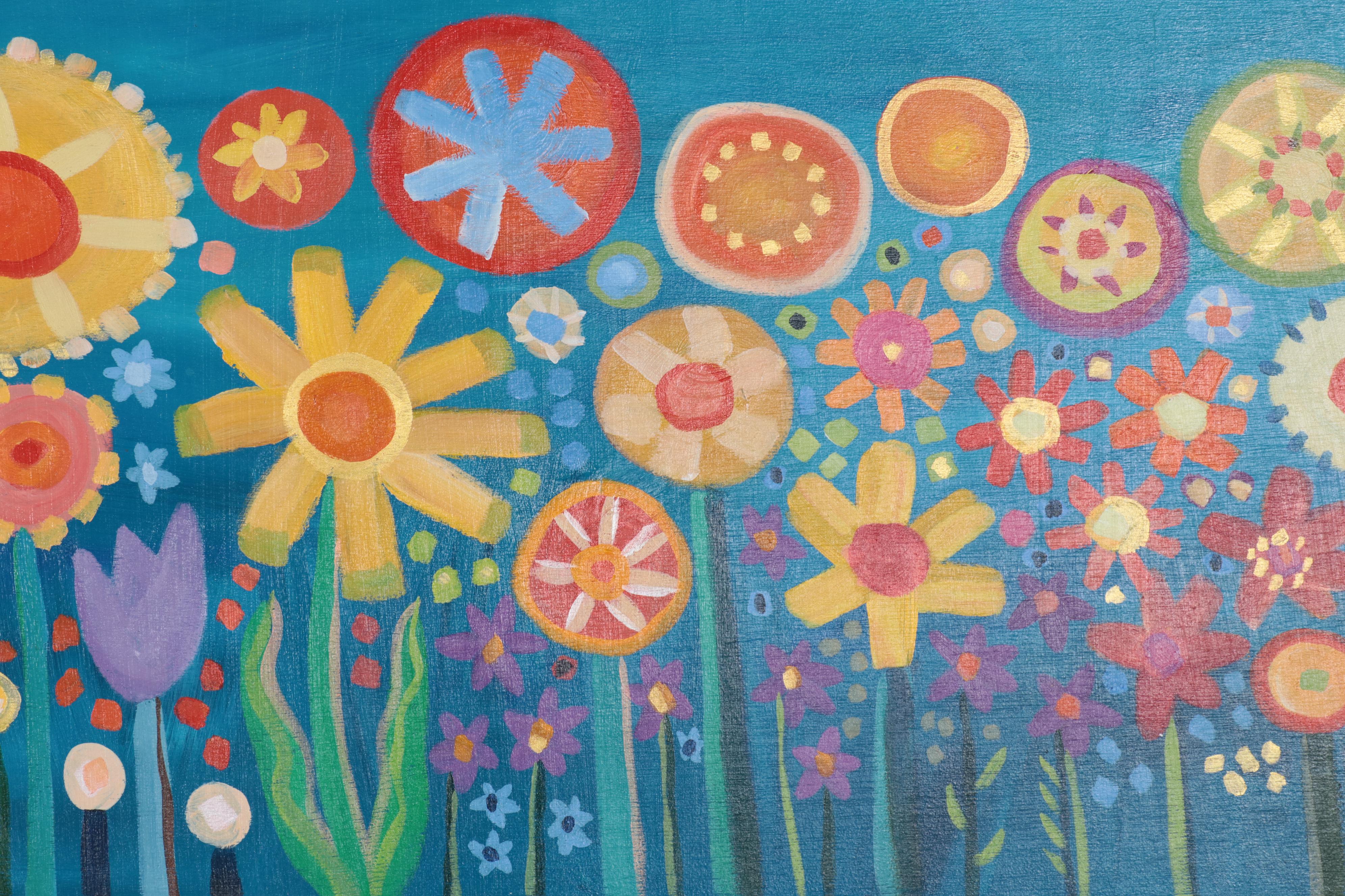 Ursula Roma Large Scale Oil Painting "Spring Flowers #1," 2010 | EBTH