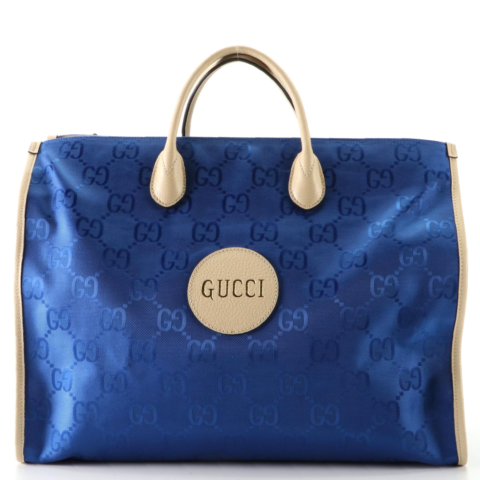 Gucci Off The Grid Tote in GG ECONYL® Nylon with Leather Trim and ...