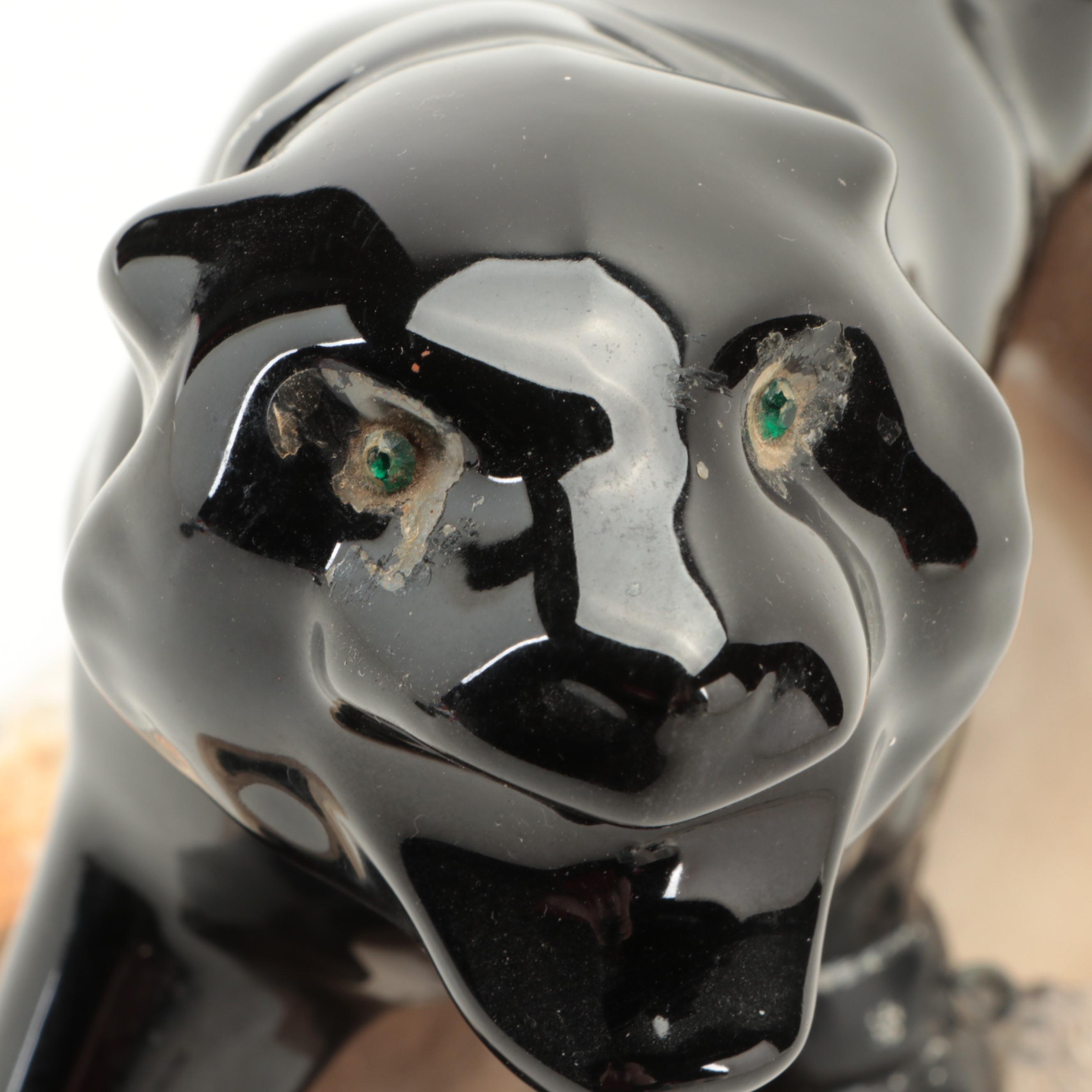 Lane & Co. Ceramic Panther Planter, Mid-20th Century | EBTH