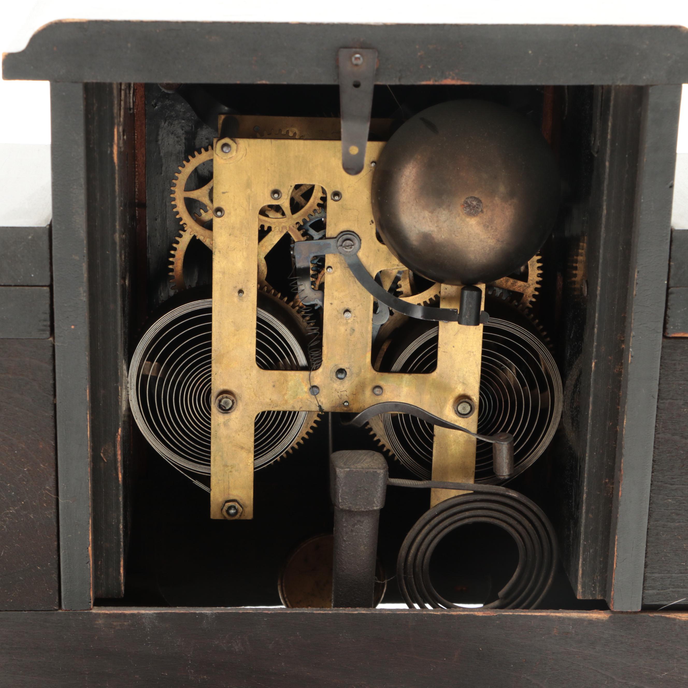 E. Ingraham Co. Ebonized Mantel Clock, Early 20th Century | EBTH