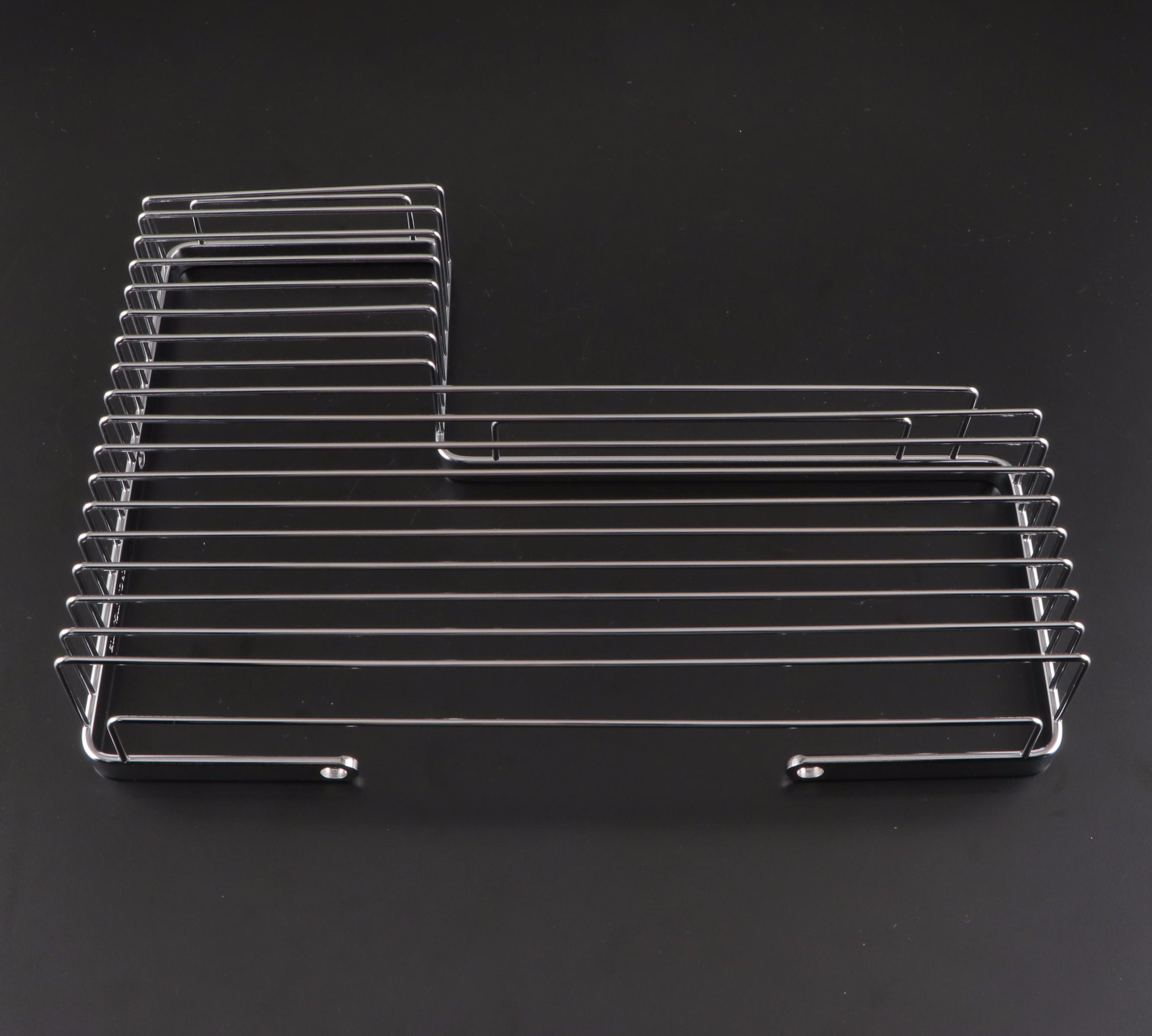 Frontgate Stainless Steel Quick Release Corner Baskets with Shower ...