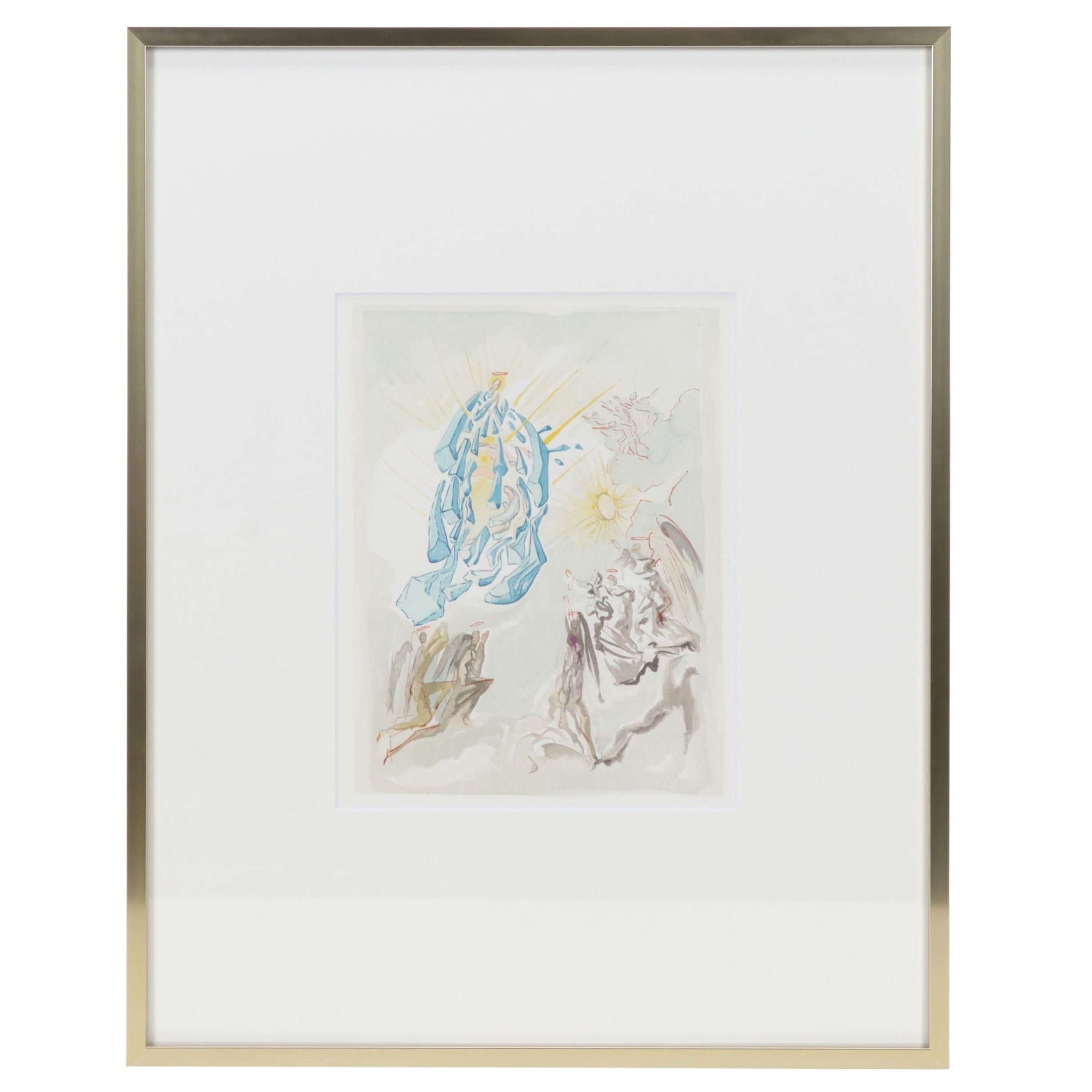 Salvador Dalí Wood Engraving "The Apotheosis of the Virgin Mary" | EBTH