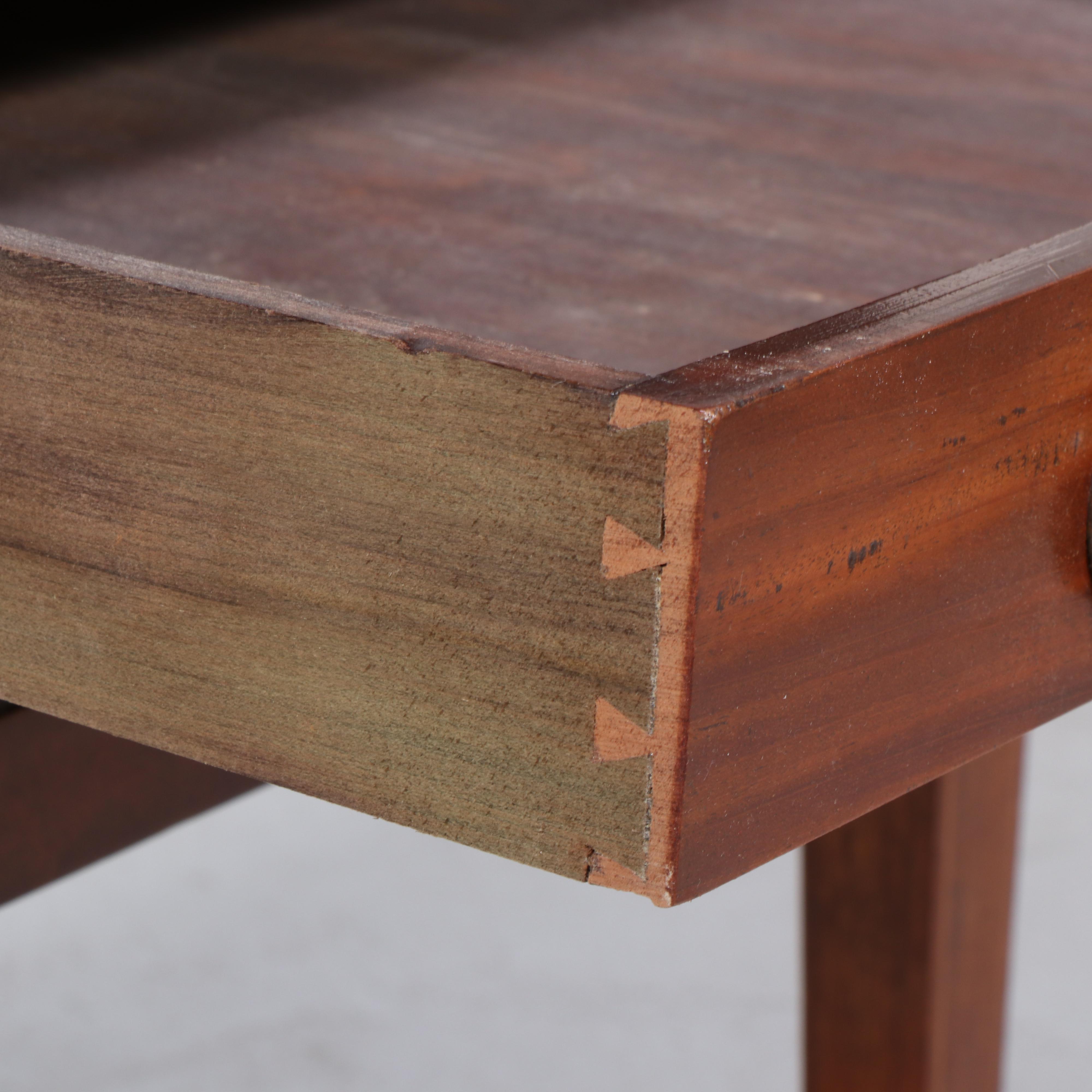 George III George Garka Mahogany, Satinwood, Inlaid and Penwork ...