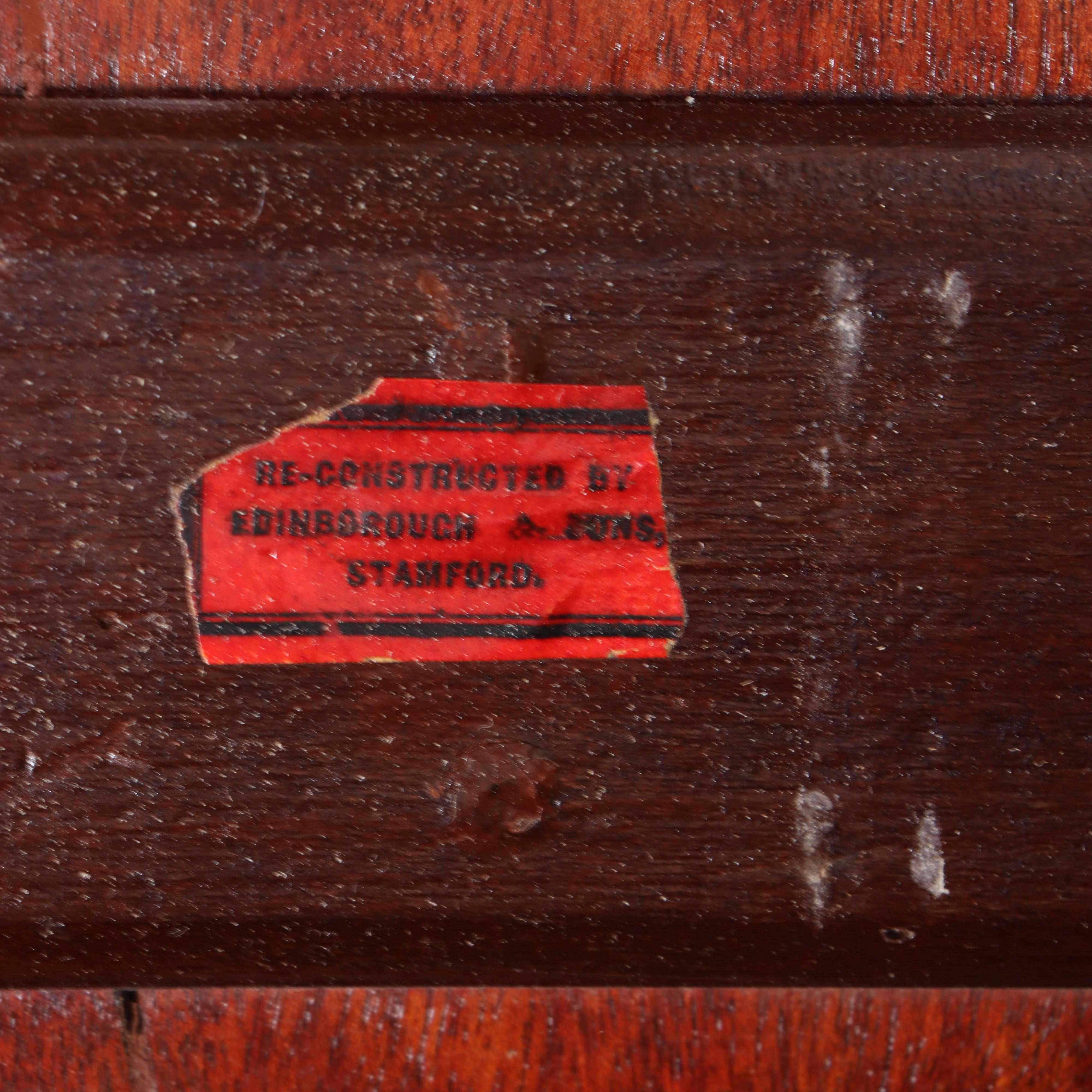 George III George Garka Mahogany, Satinwood, Inlaid and Penwork ...