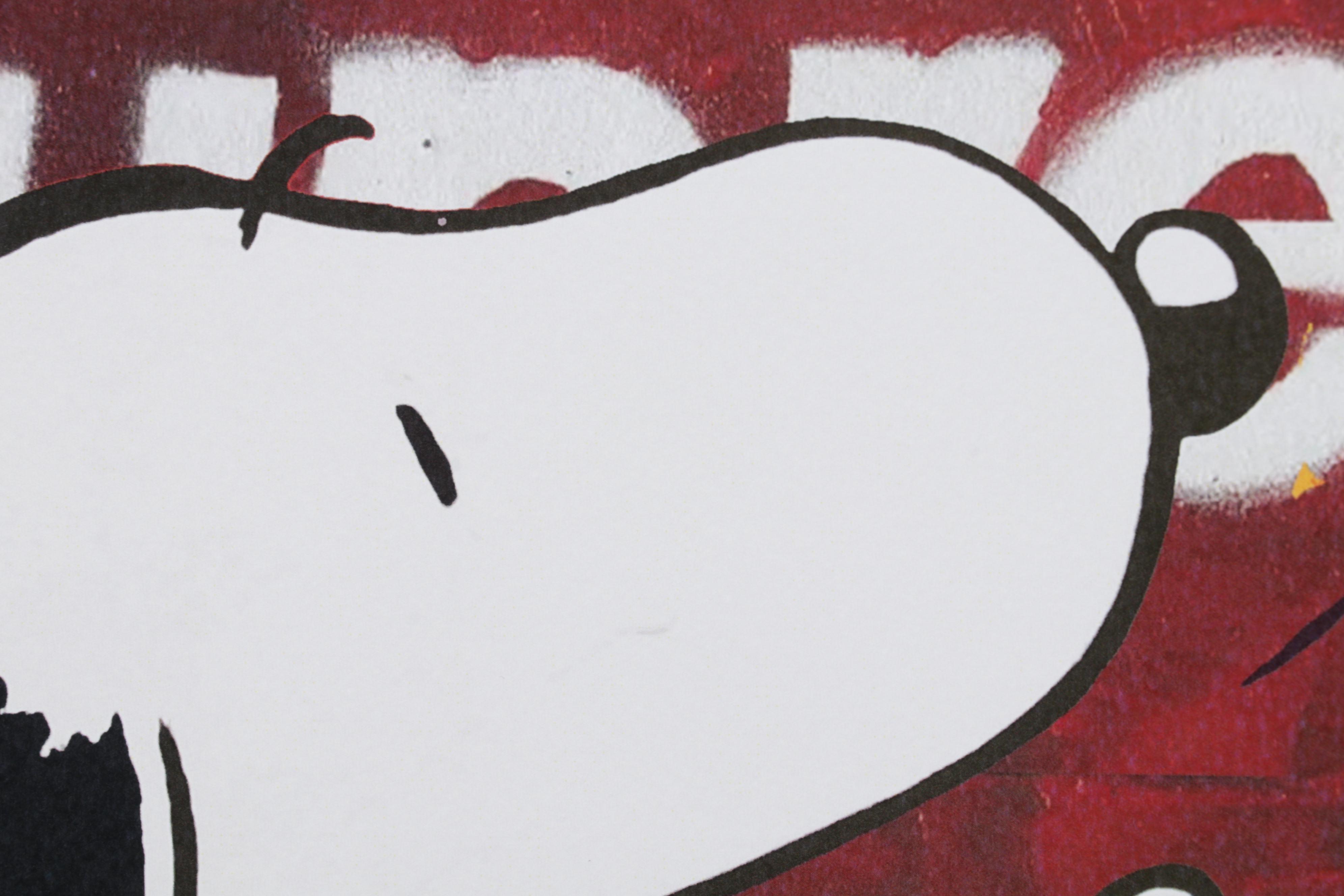 Death NYC Snoopy Supreme Pop Art Print | EBTH