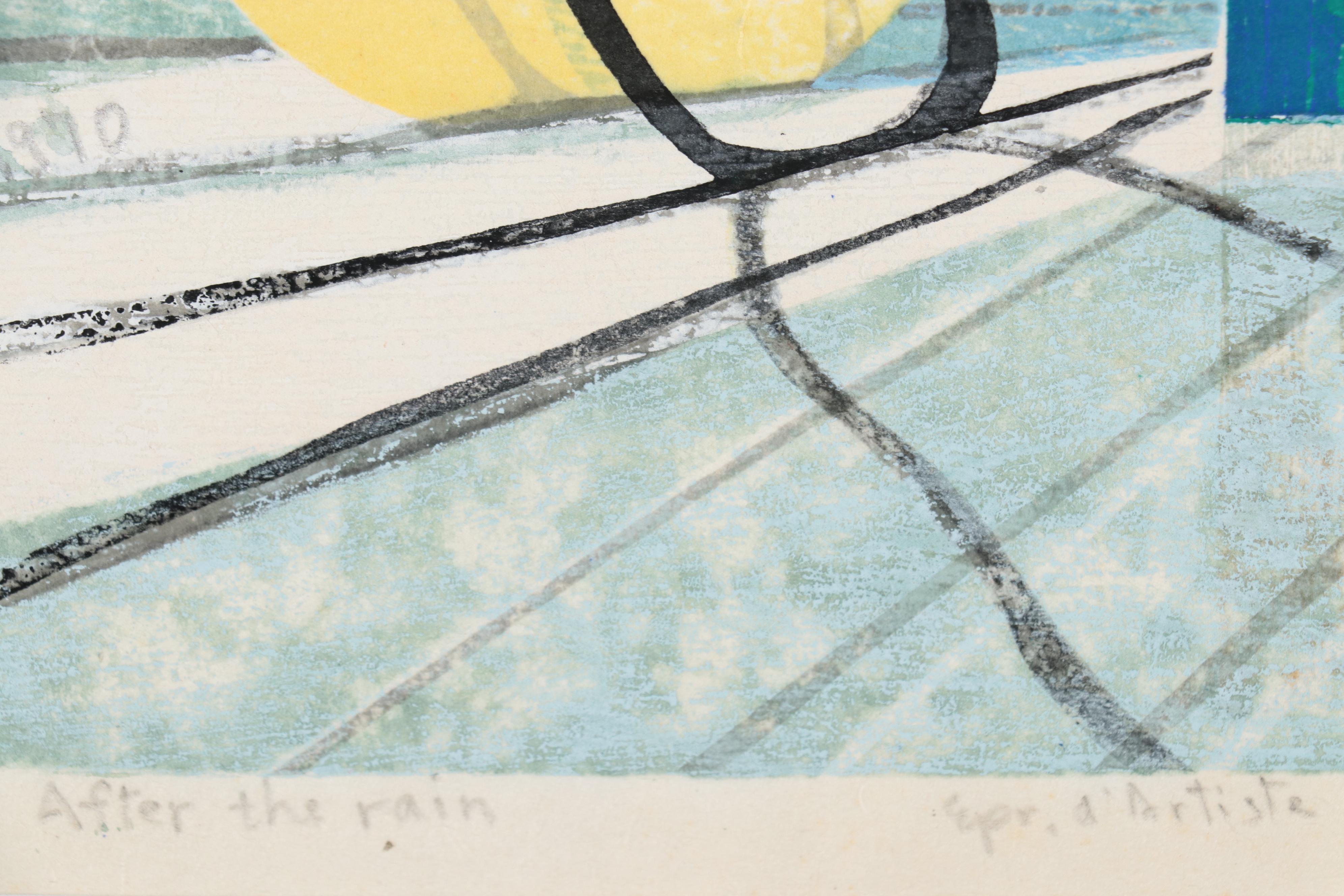 Rei Yuki Woodblock "After The Rain," 1970 | EBTH