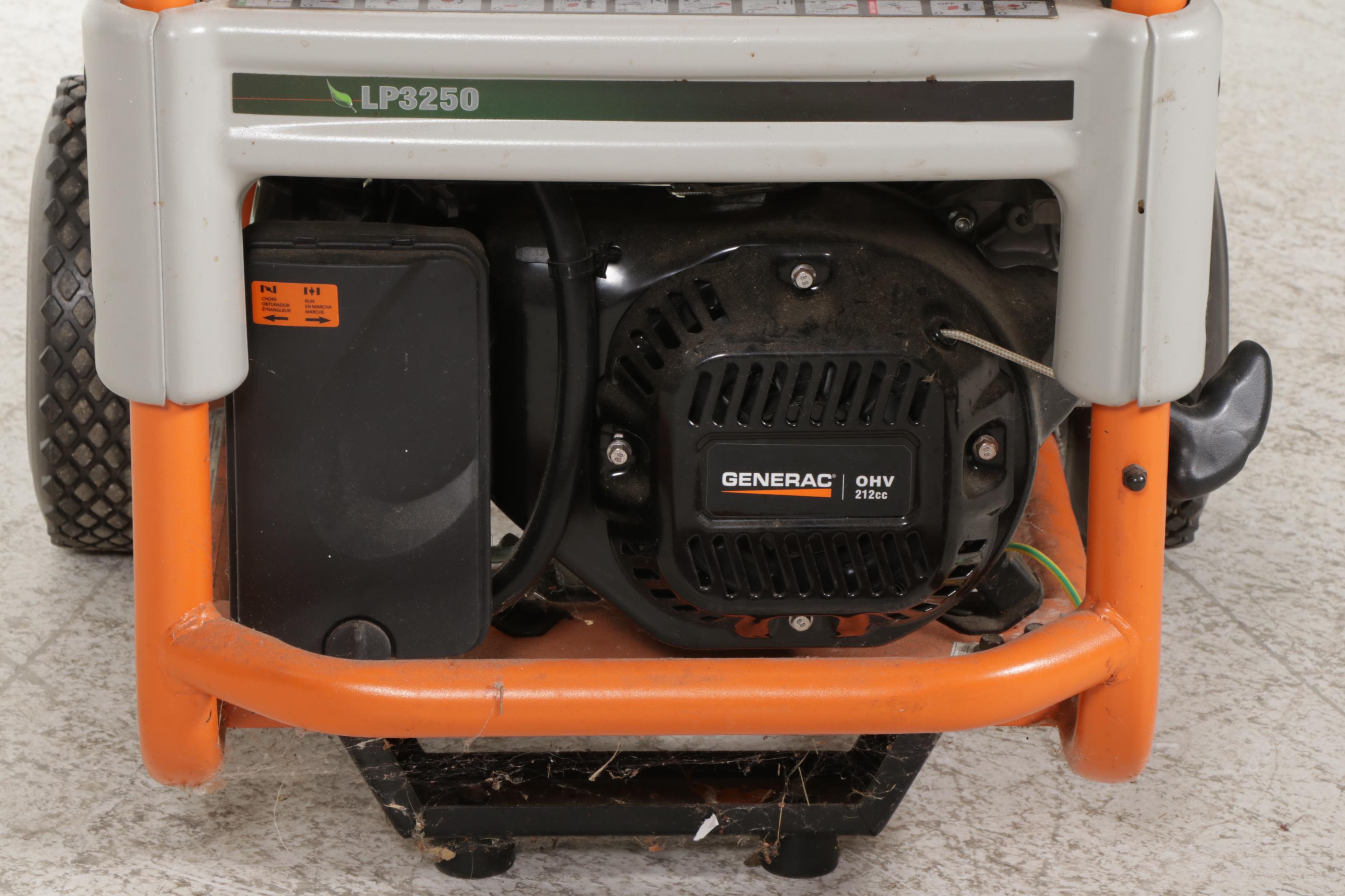 Generac LP3250 Propane Powered Generator | EBTH