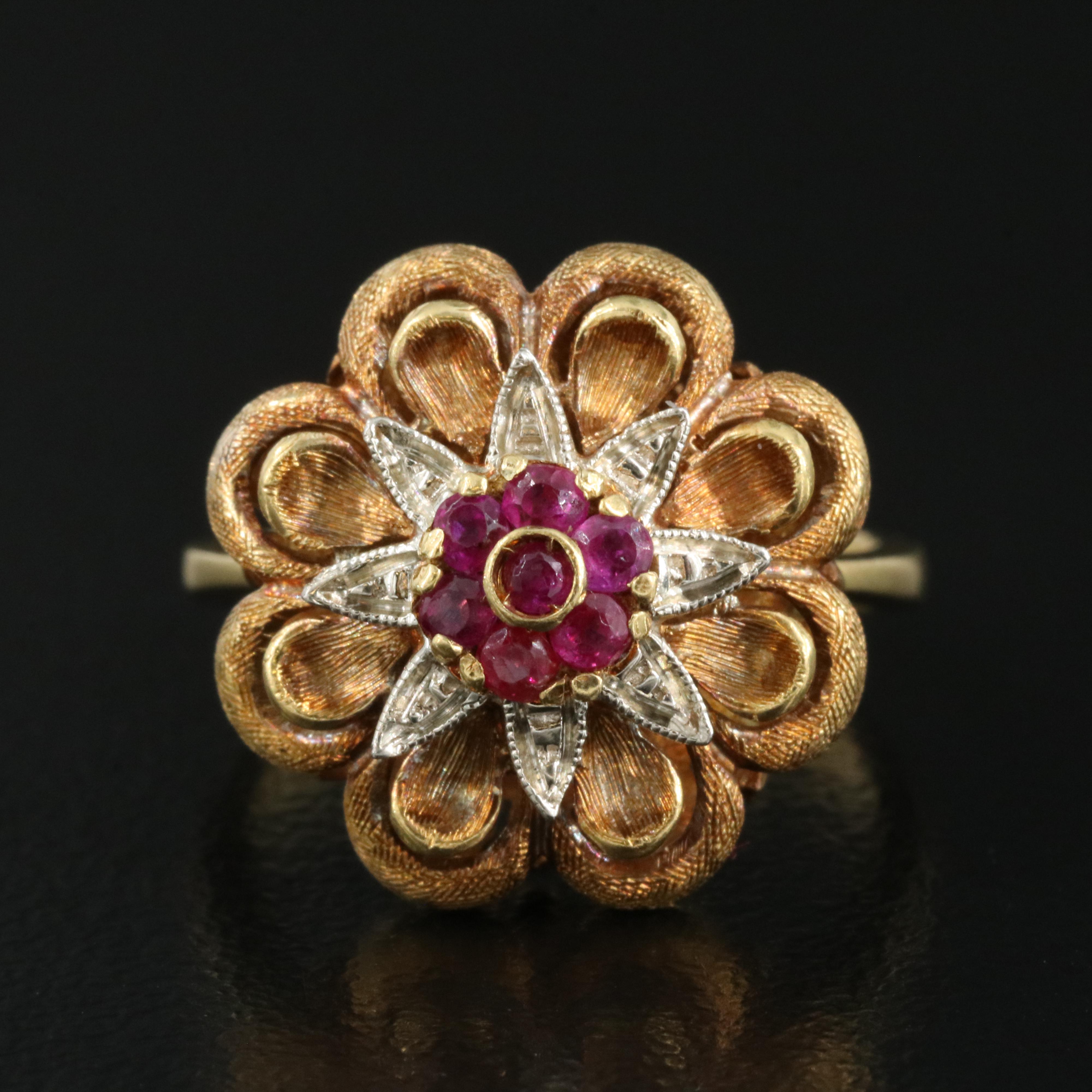 Vintage 18K Ruby Ring | EBTH