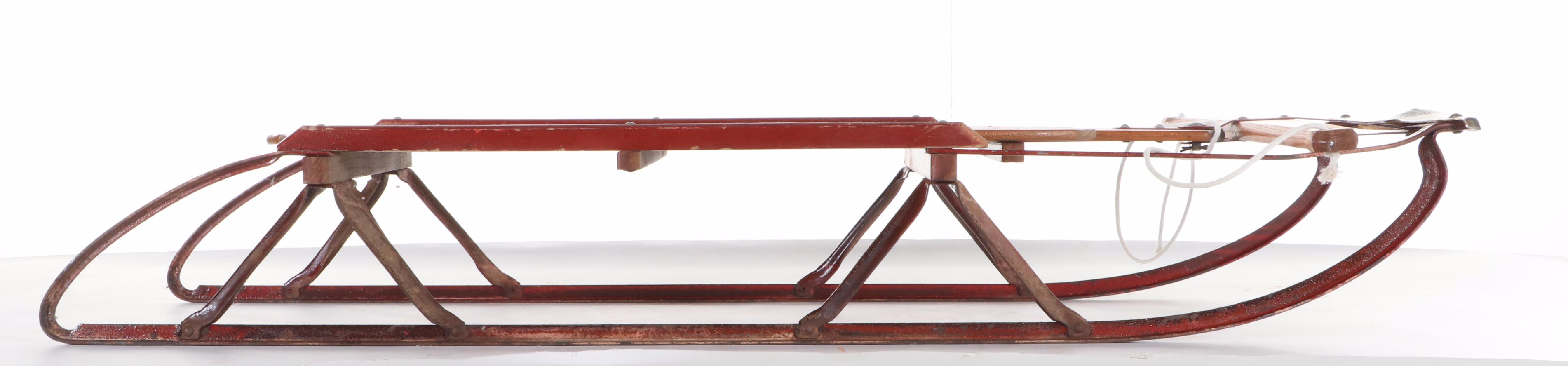 Flexible Flyer Wood and Metal Runner Sled, Vintage | Everything But The ...