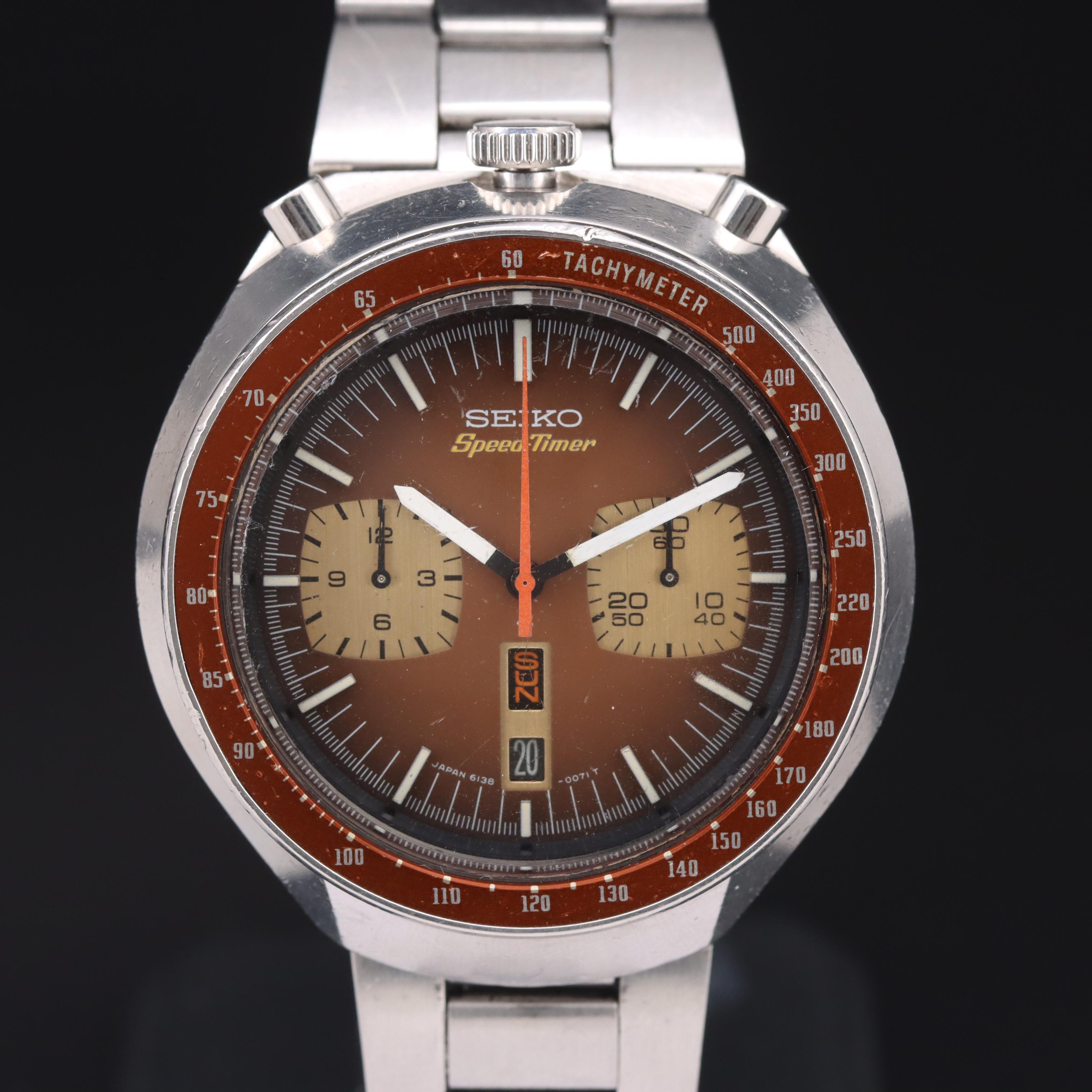 Seiko Speed-Timer "Bullhead" Chronograph Automatic | EBTH