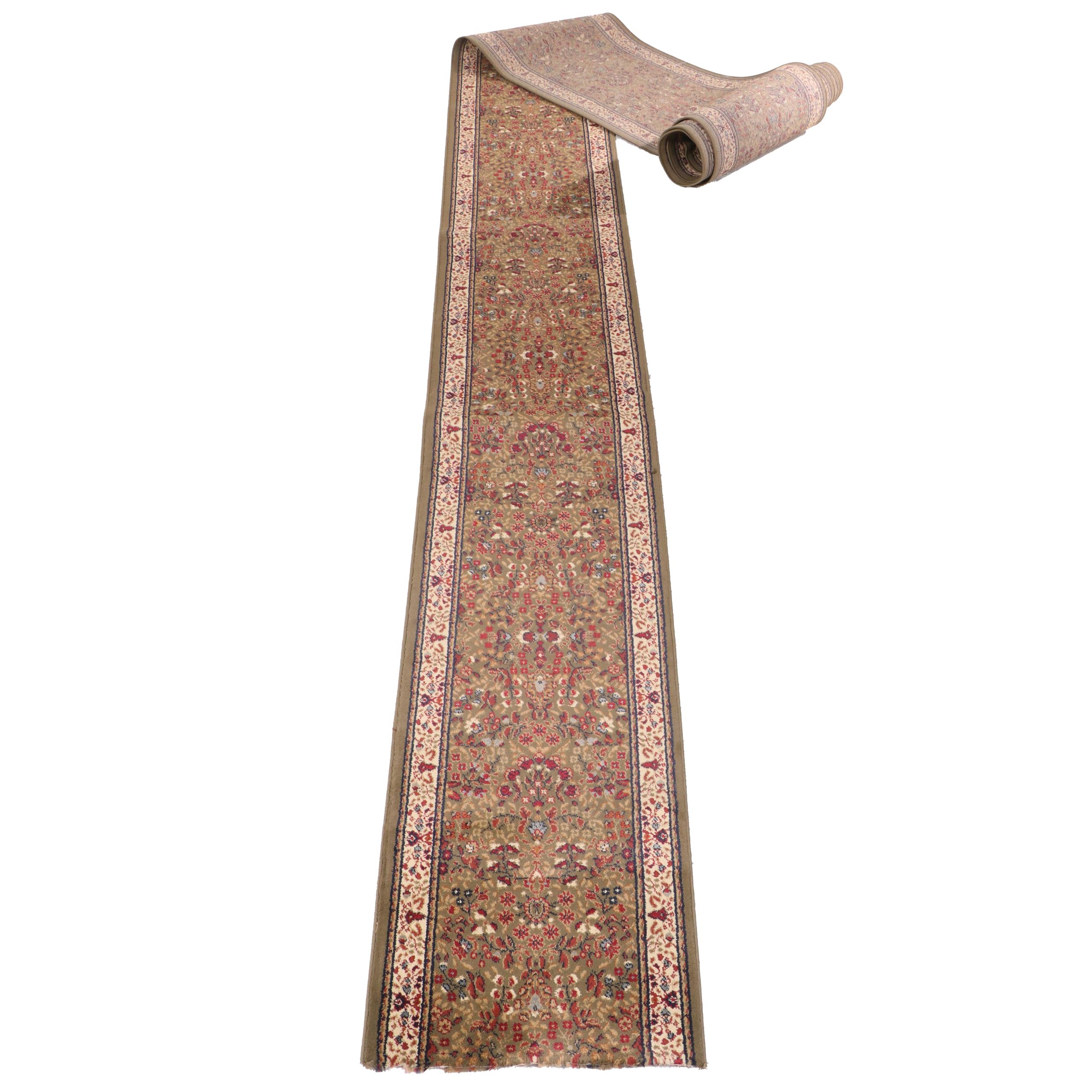 2'2 x 39'11 Machine Made Persian Style Remnant Carpet Runner | EBTH