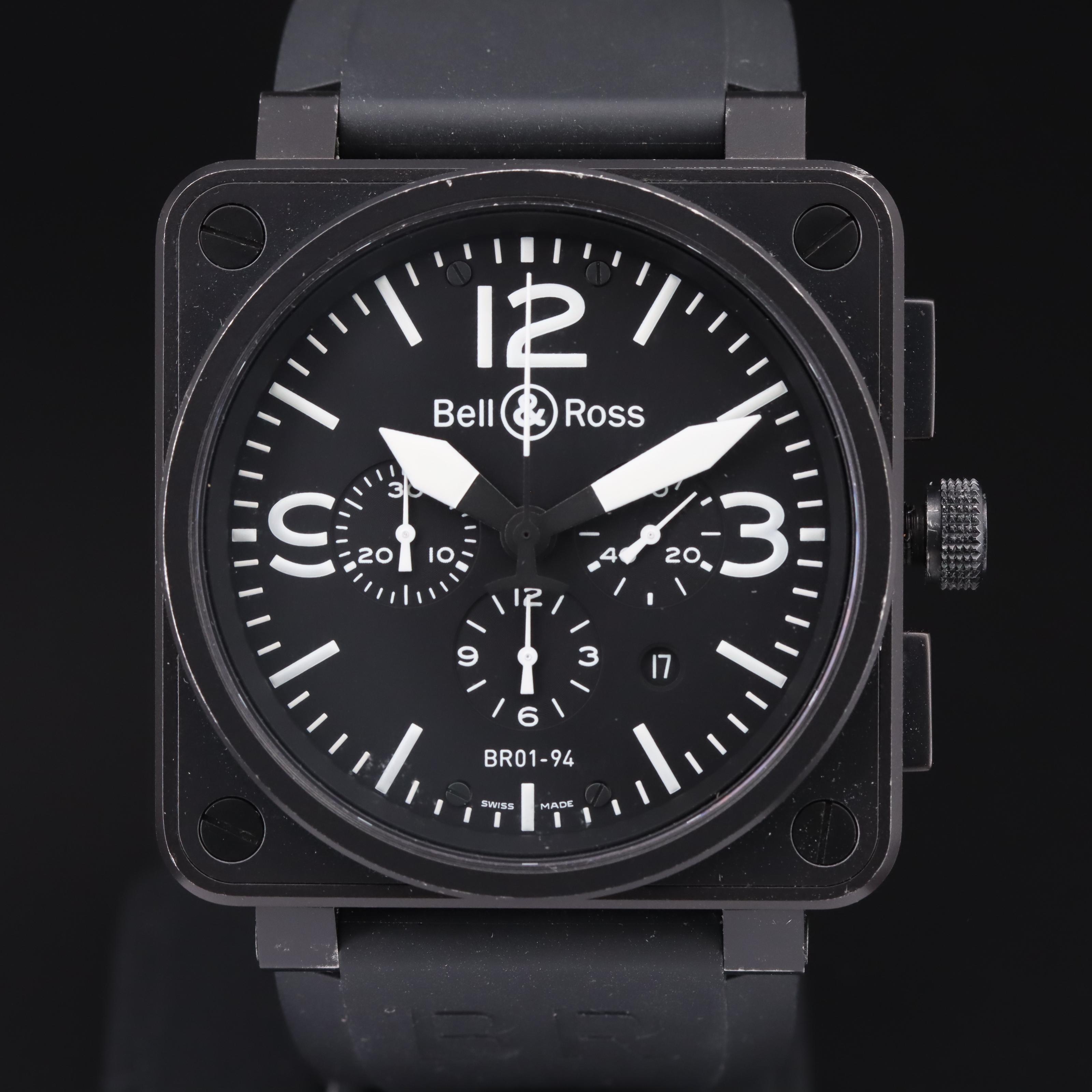 Bell & Ross BR01-94 Chronograph Steel PVD Automatic Watch | EBTH
