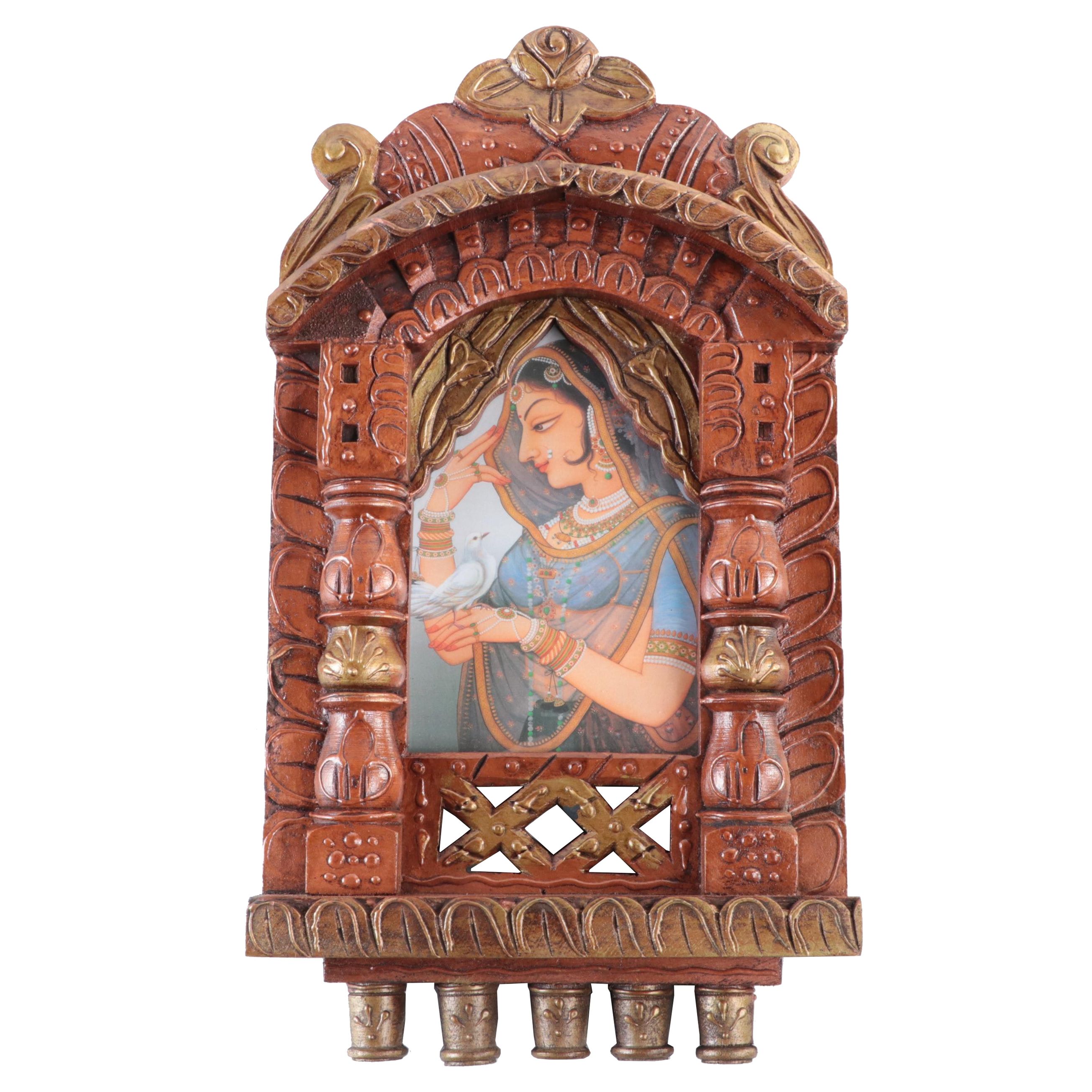Handcrafted Indian Jharokha Window Wall Décor of Rajasthani Princess ...