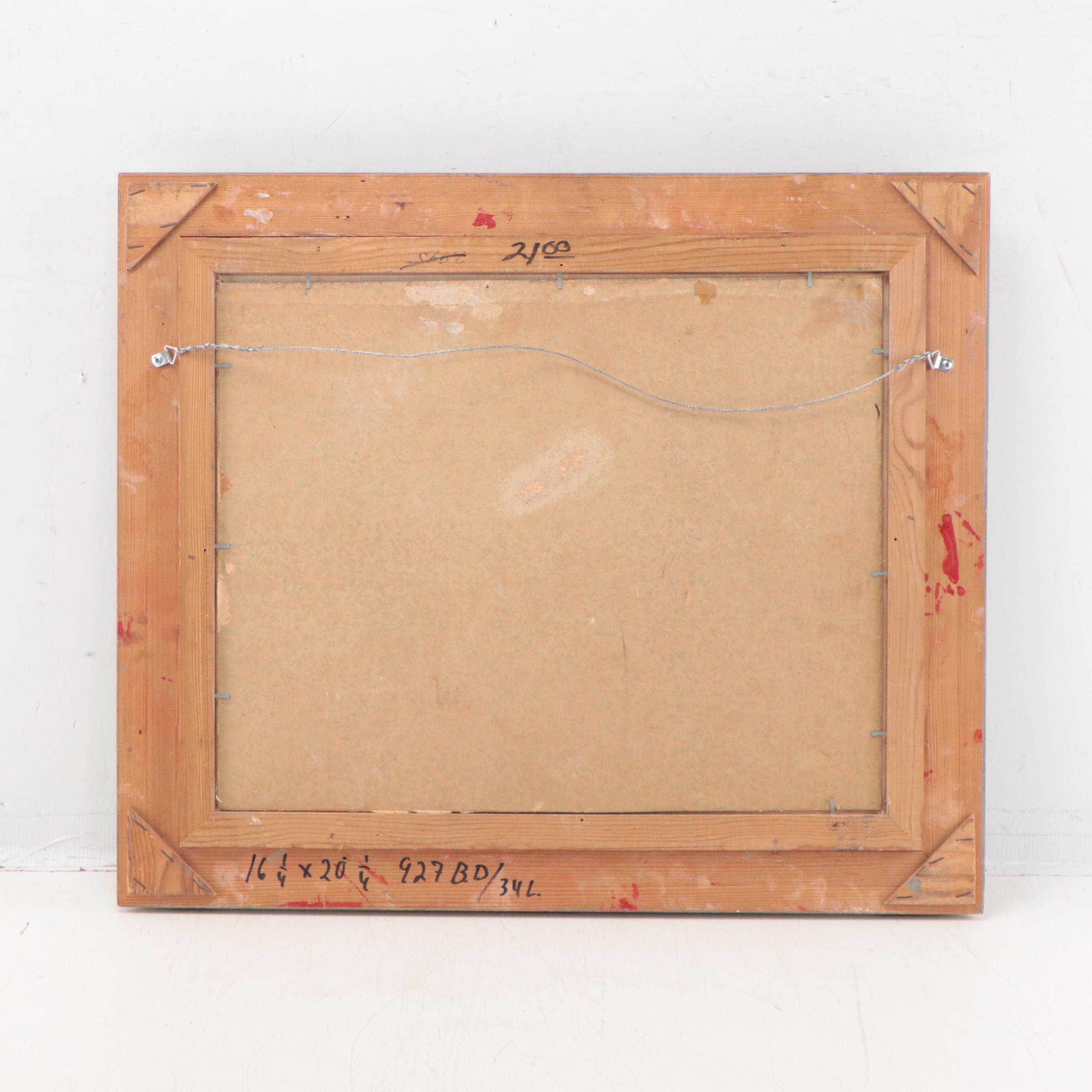 George Copeland Ault Still Life Oil Painting of Fruit, Circa 1925 | EBTH