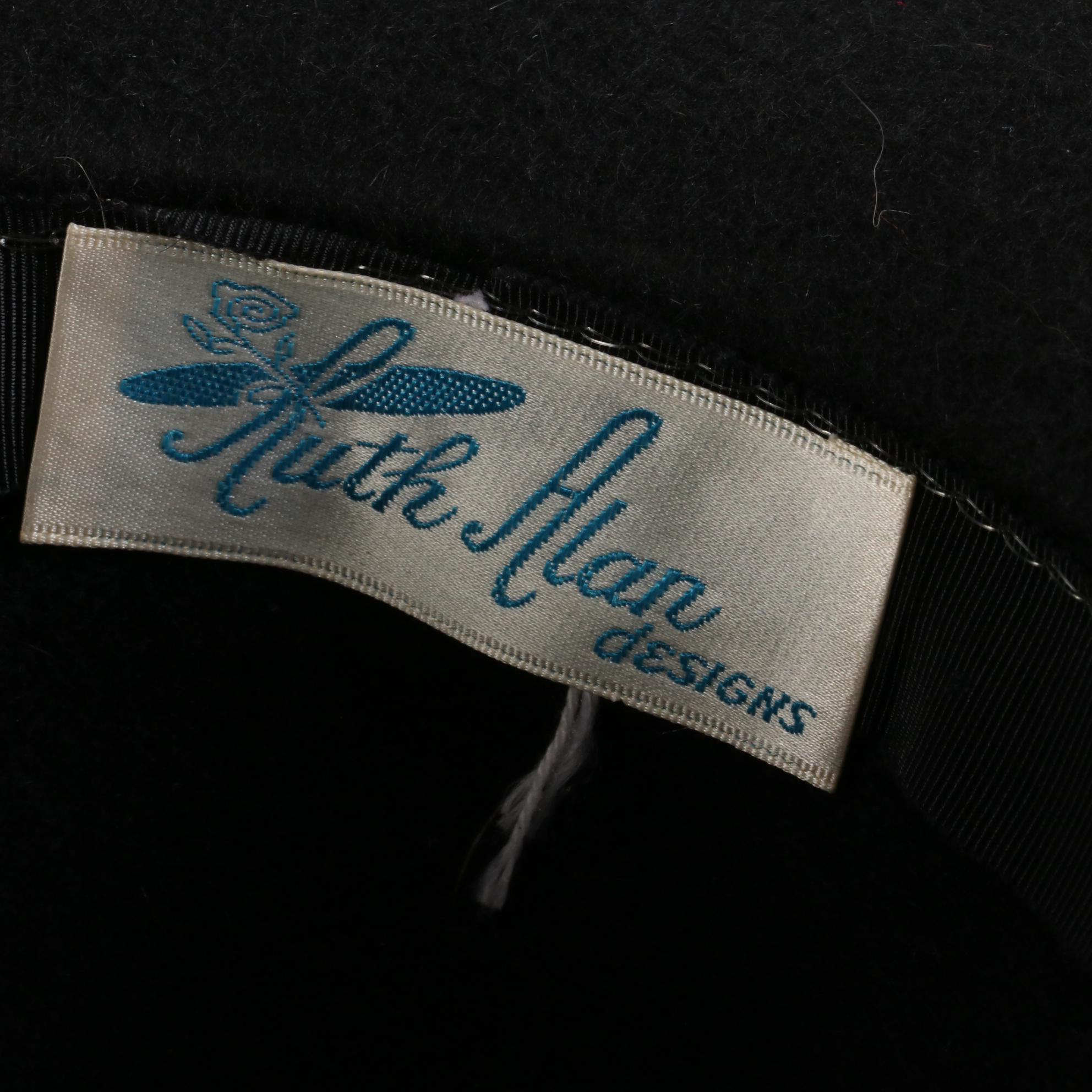 Ruth Alan Designs and Importina Feathered Wool Felt Hats | EBTH