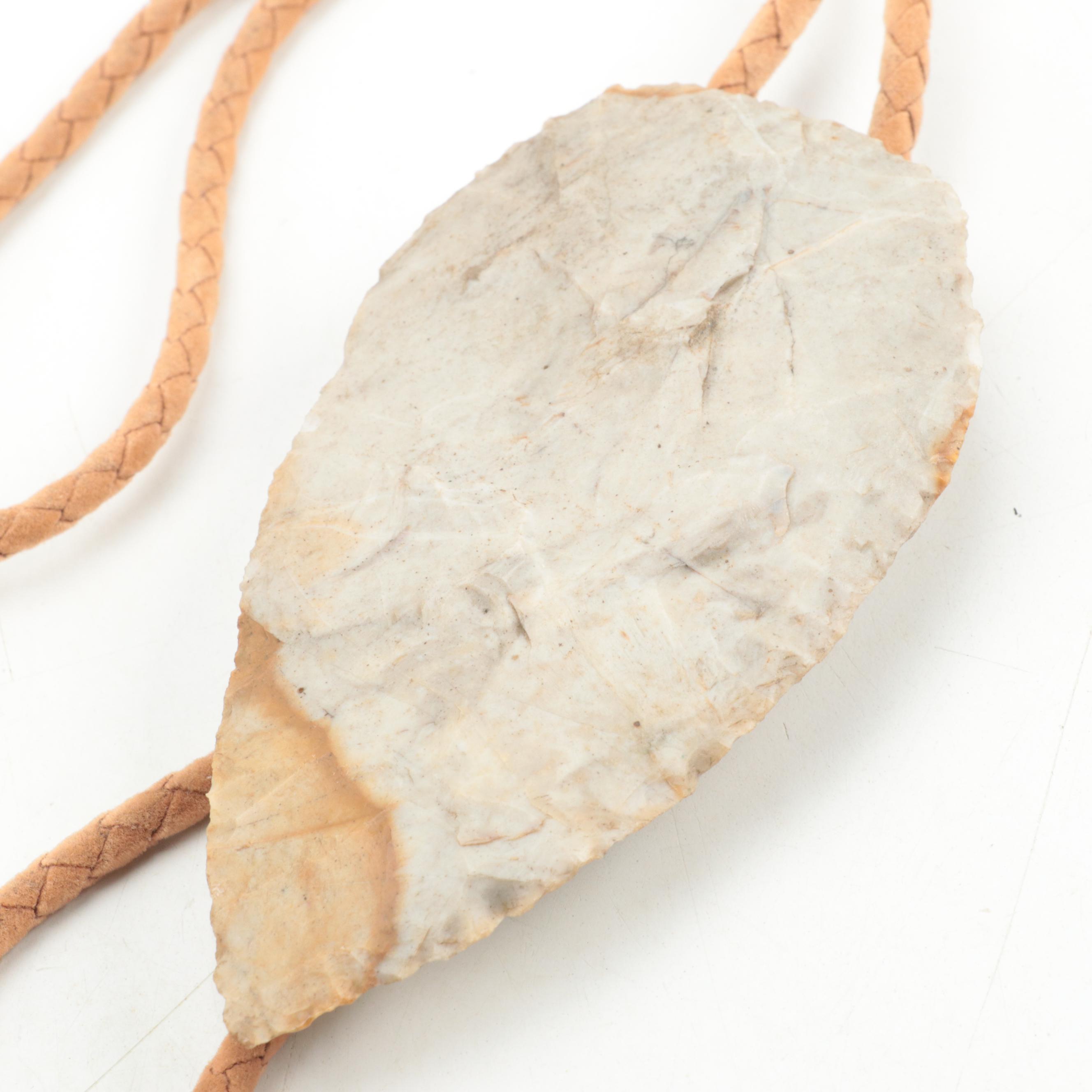 Earthenware, Wood and Meerschaum Pipe Bowls, Pipes with Arrowhead Bolo ...