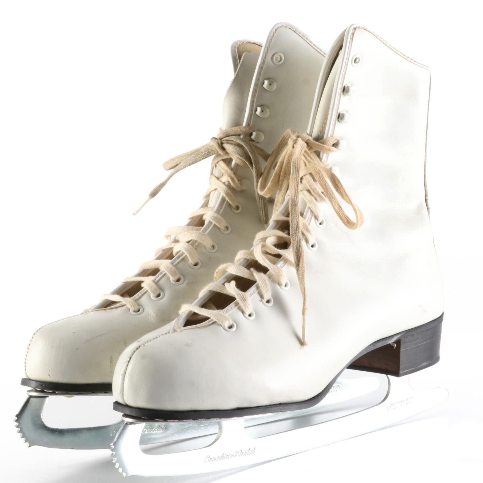 Leather Figure Skates from Parkleigh Deluxe with Sheffield Blades and ...