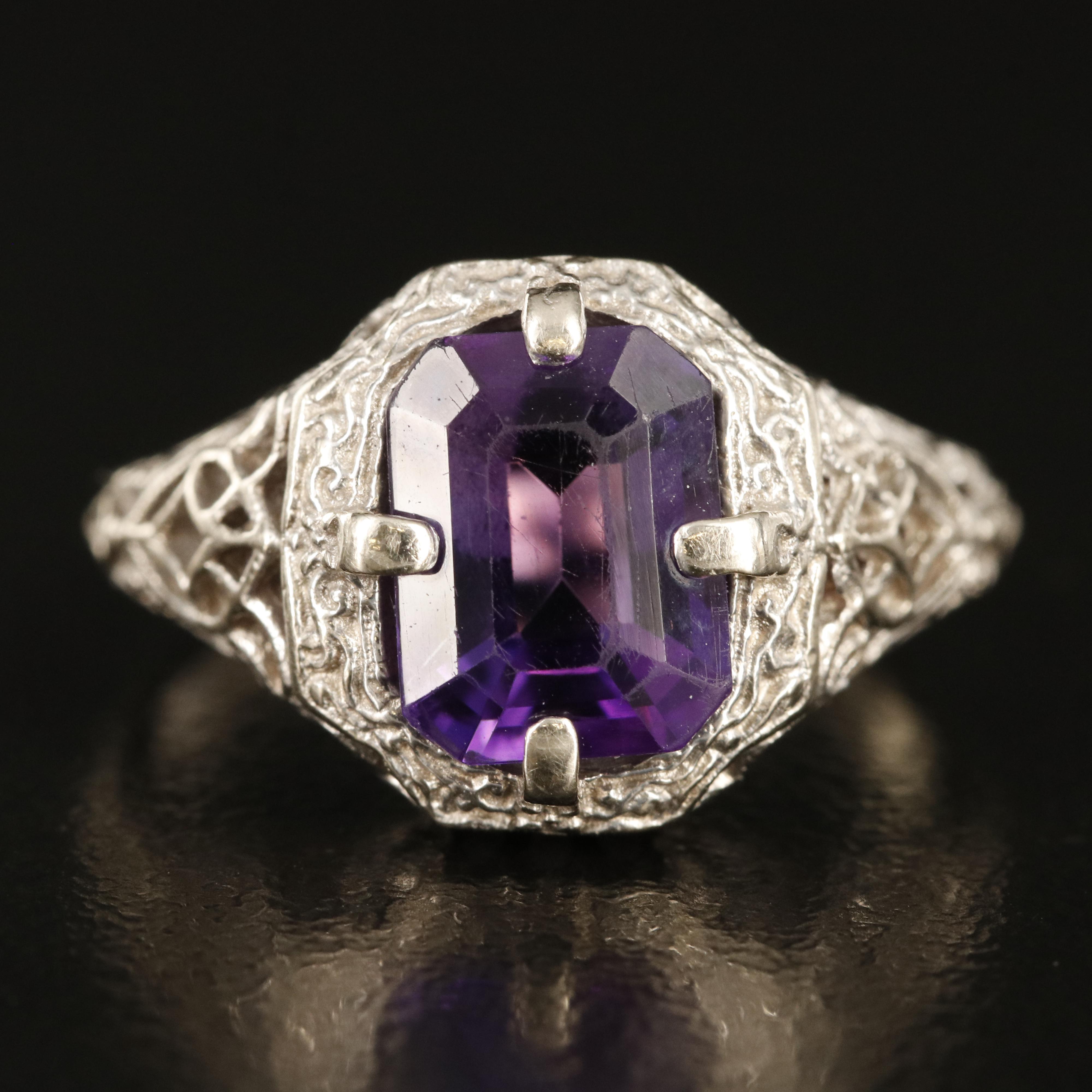 Vintage 14K Amethyst Ring | EBTH