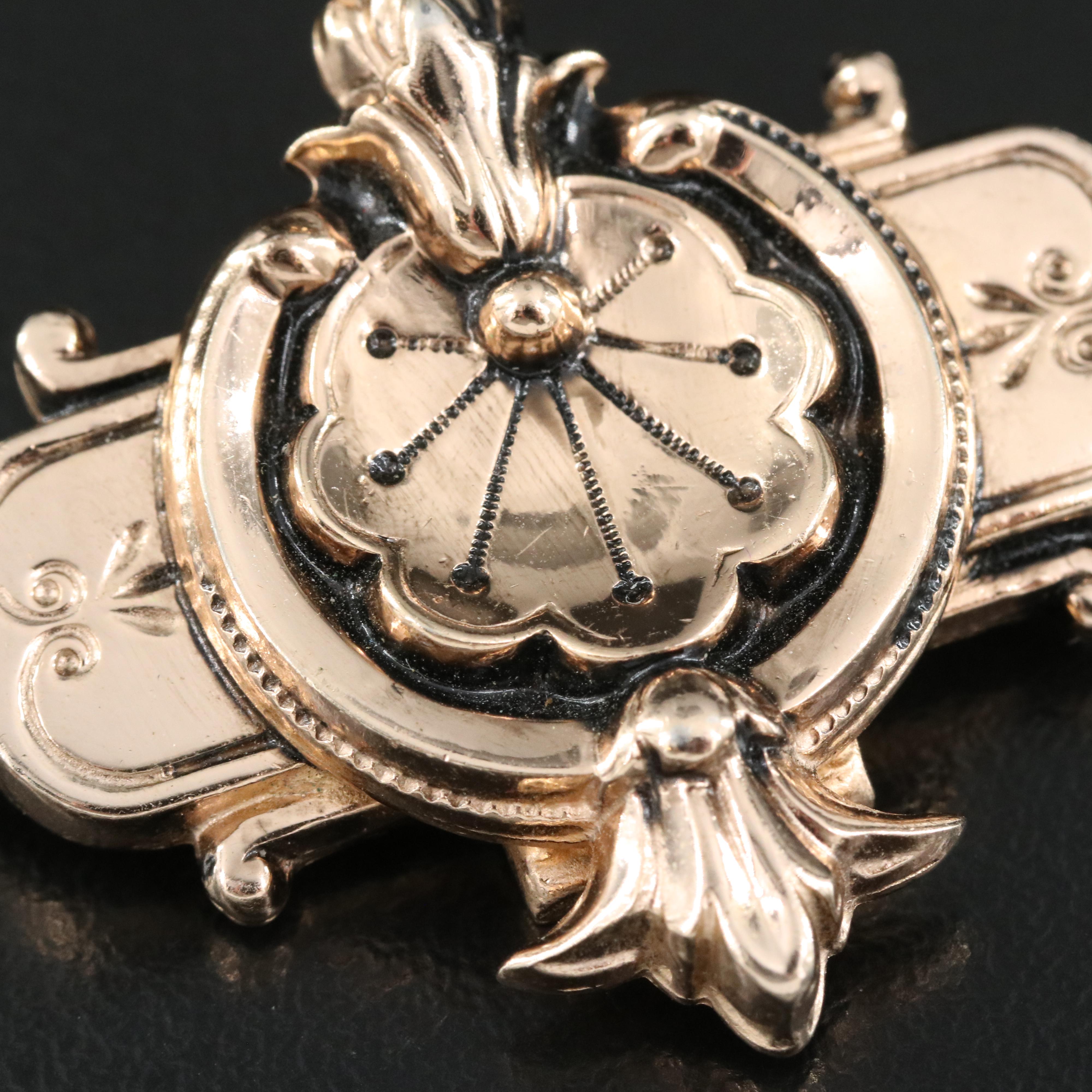 Victorian Enamel Brooch | Everything But The House