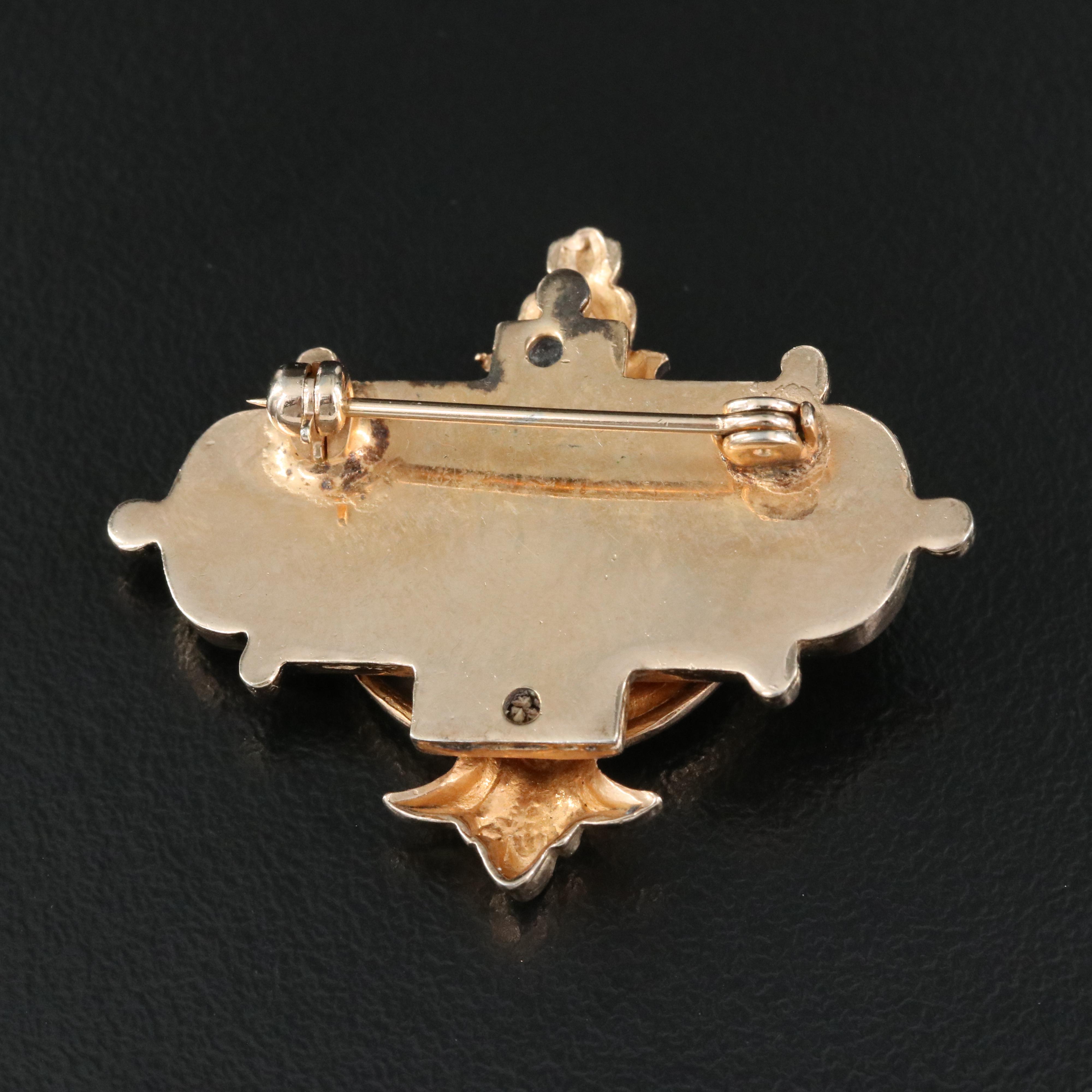 Victorian Enamel Brooch | Everything But The House