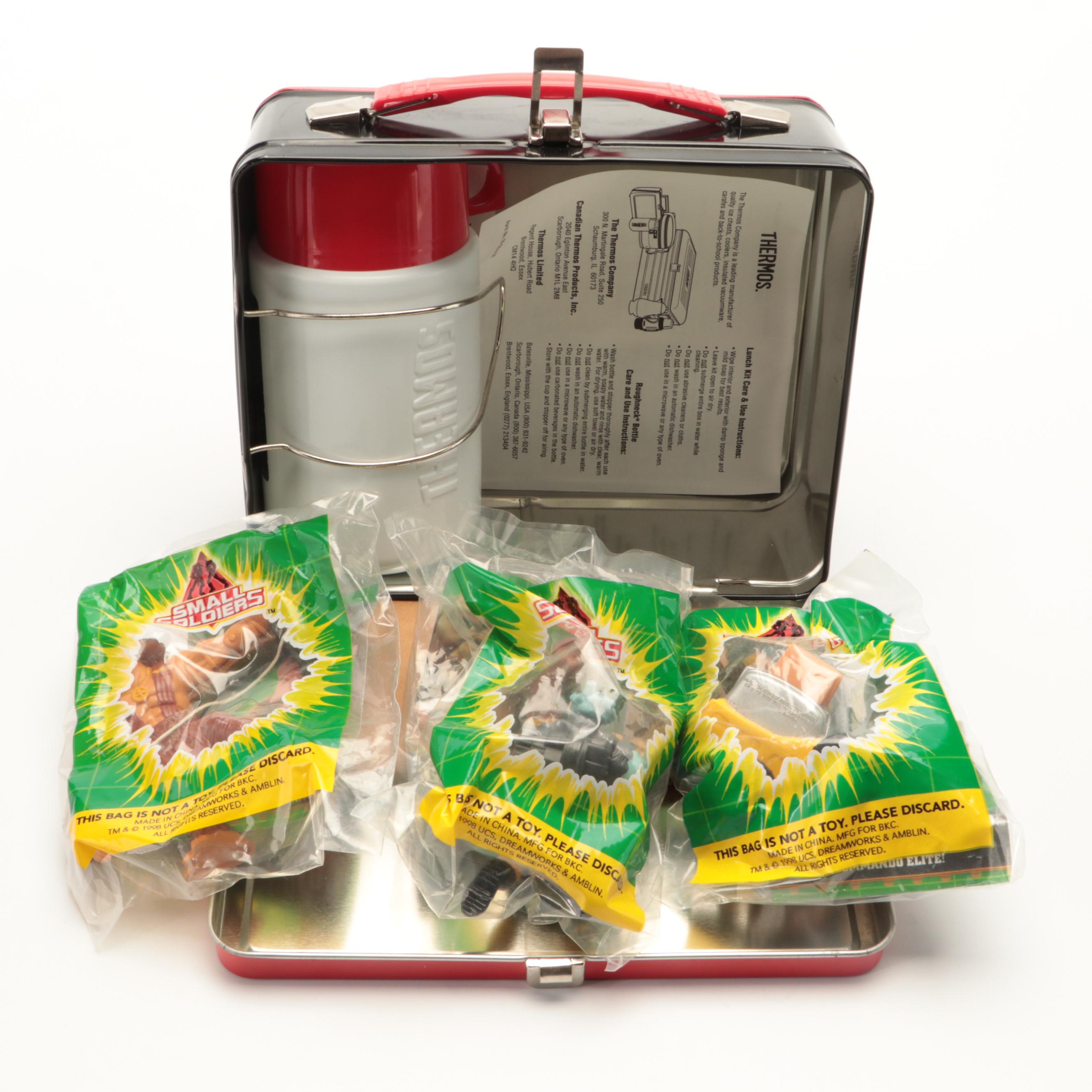 Thermos Small Soldiers and Hot Wheels Lunchboxes with Hasbro G.I. Joe ...