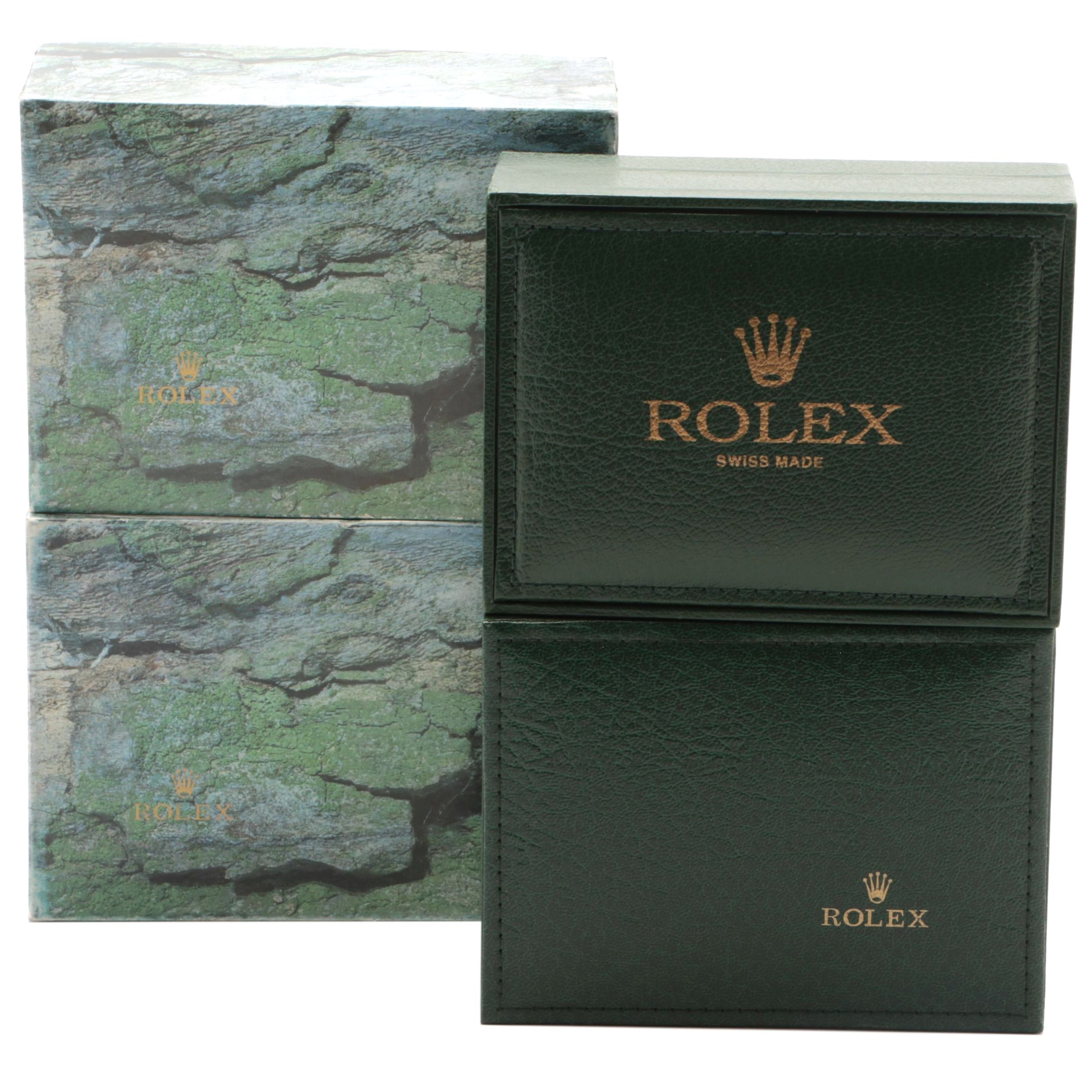 Rolex Green Leather Watch Presentation Boxes | EBTH