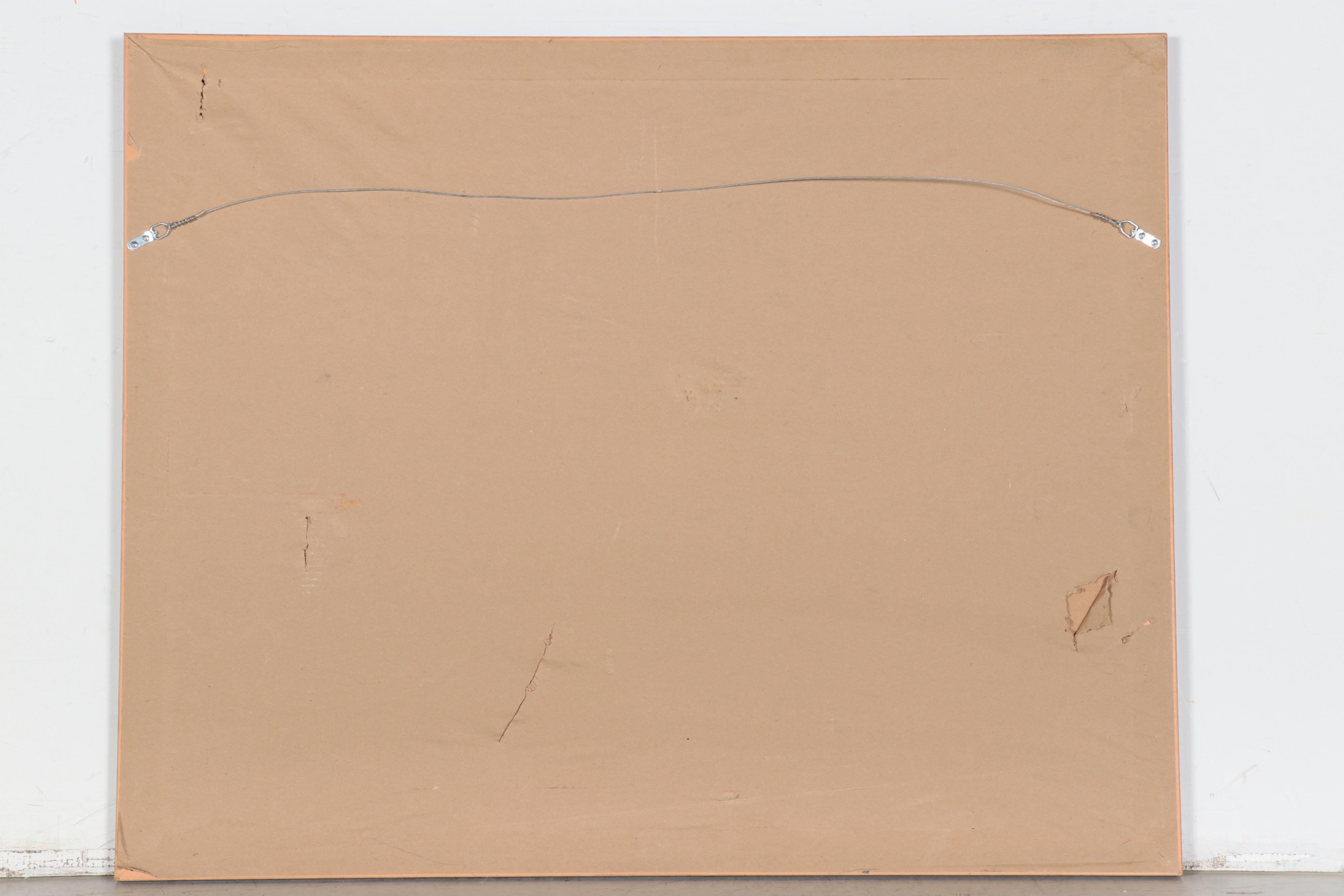 Frédo Folk Art Figurative Oil Painting of Musicians | EBTH