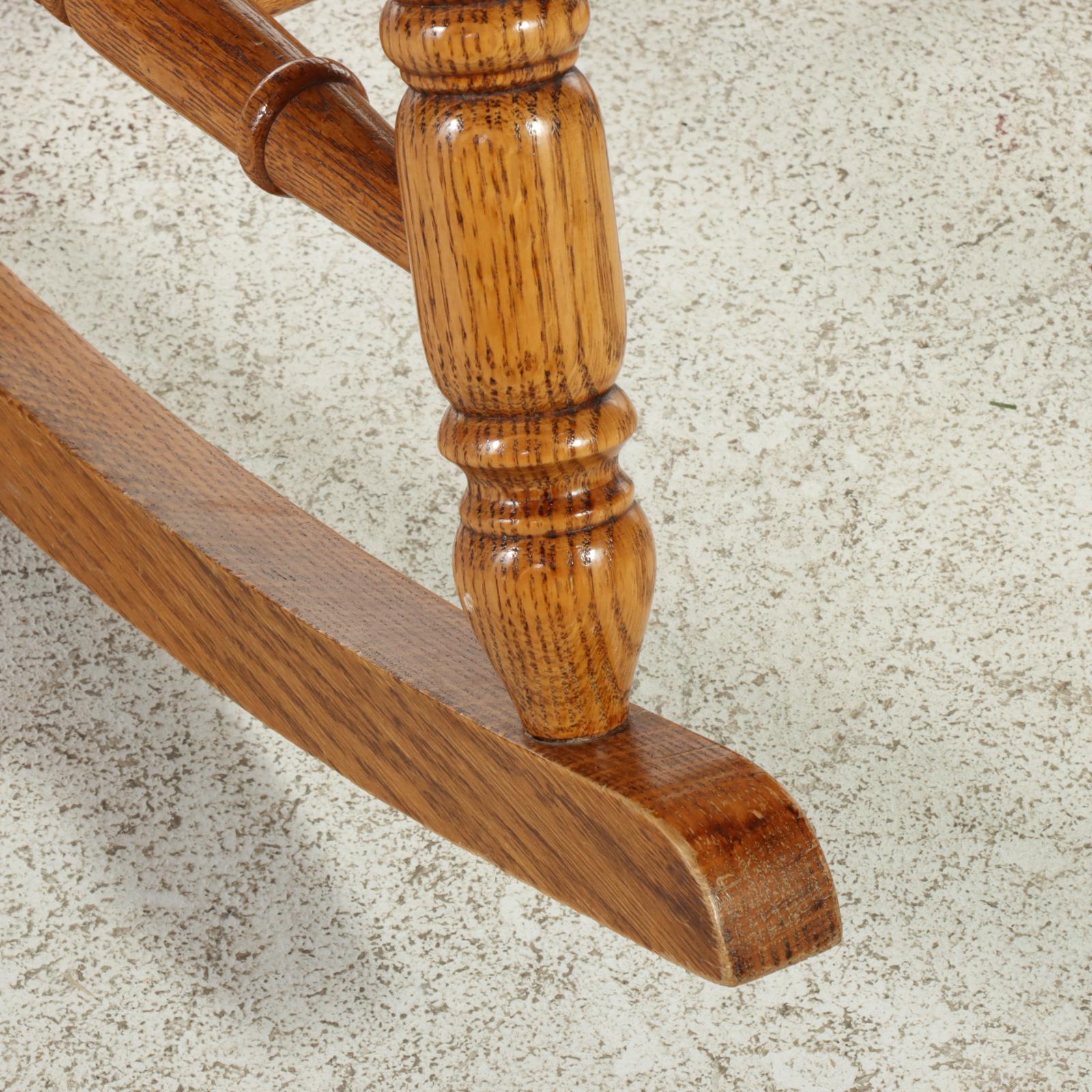 Thames Valley Style Oak Wheel-Back Windsor Rocker | Everything But The ...