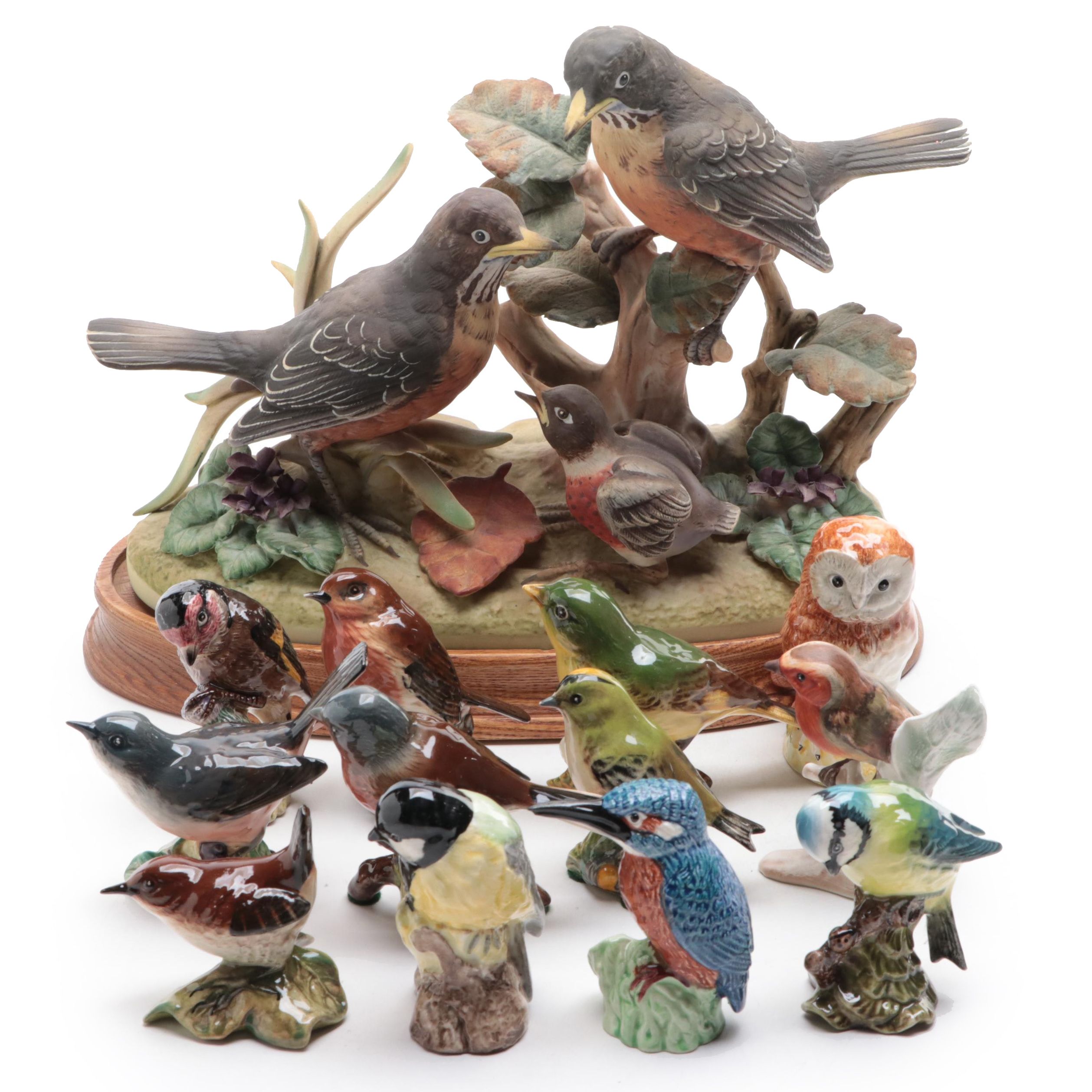 John Beswick and Andrea By Sadek Porcelain Bird Figurines | EBTH