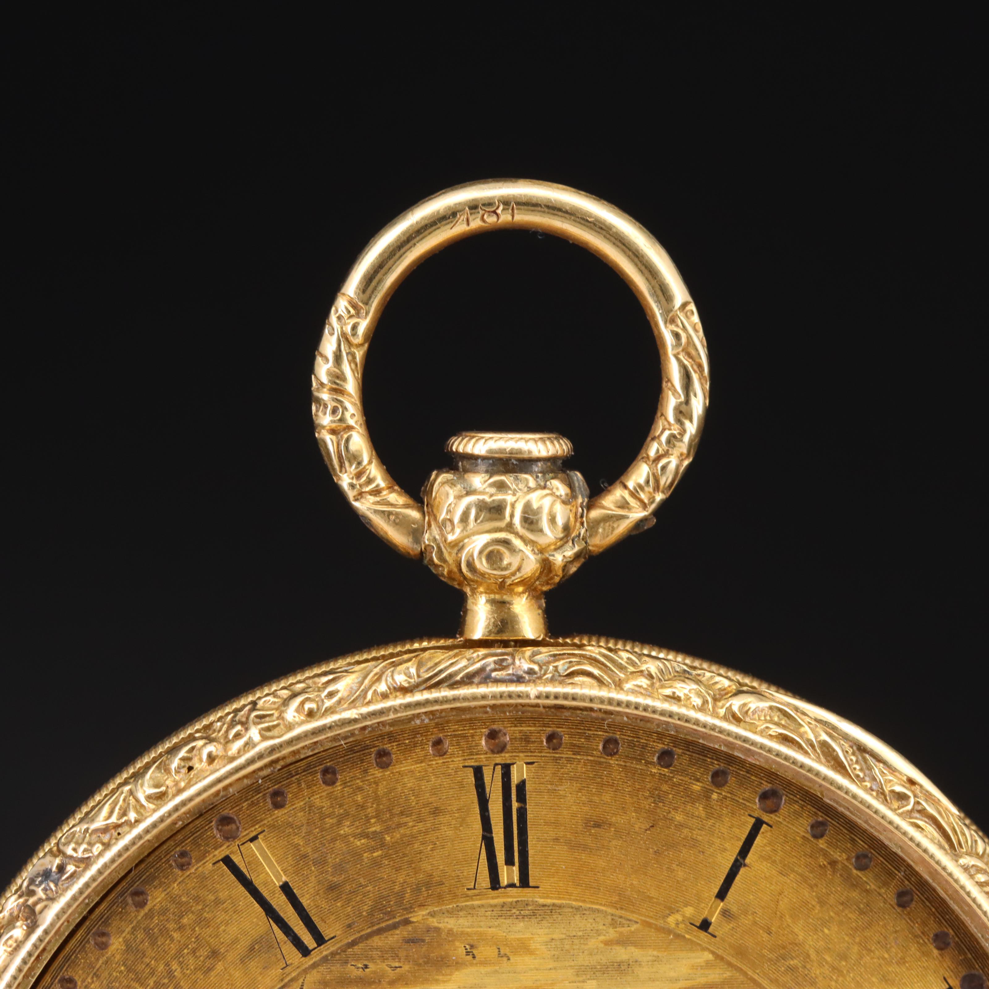 Antique 18K European Pocket Watch | EBTH