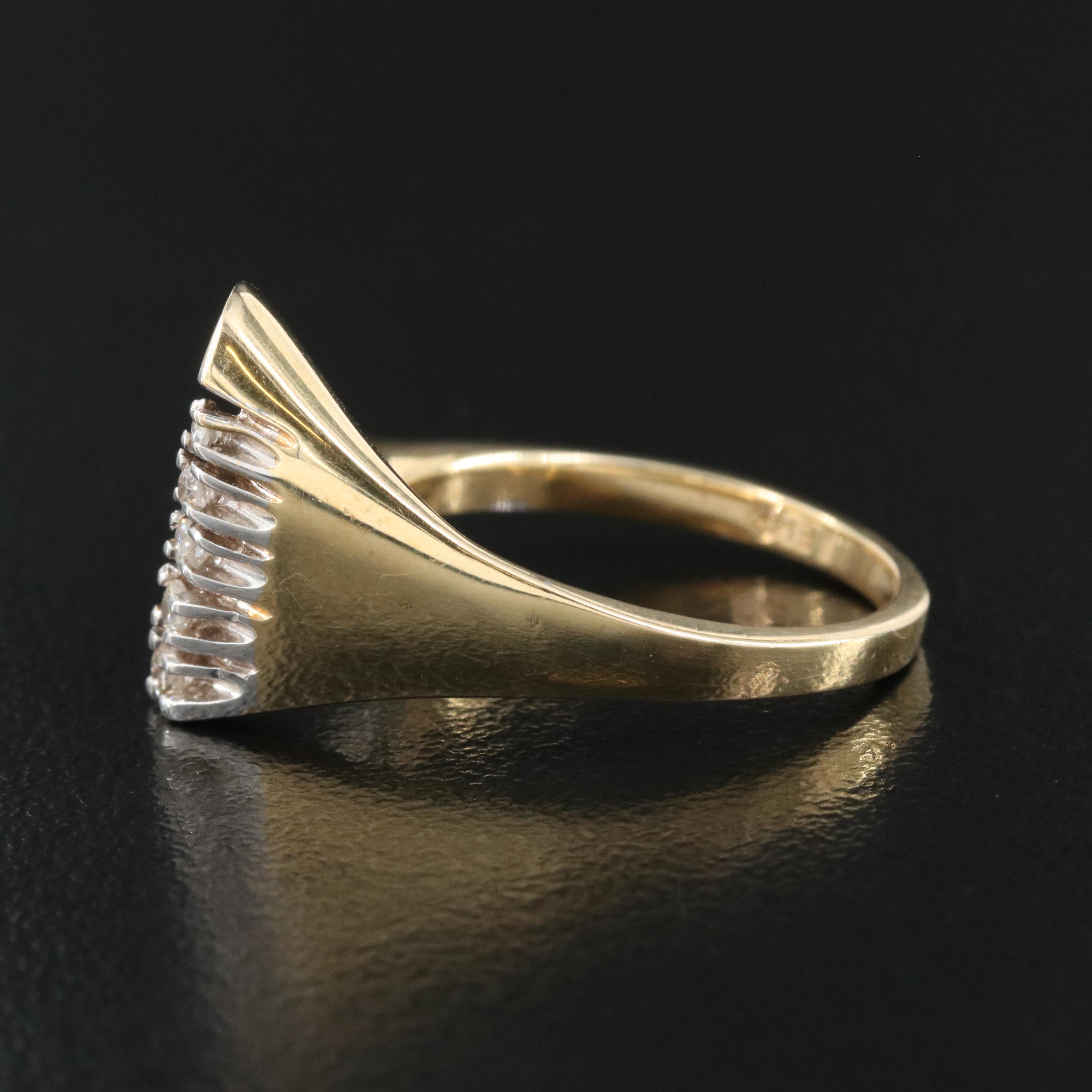 14K Graduated Diamond Ring | EBTH