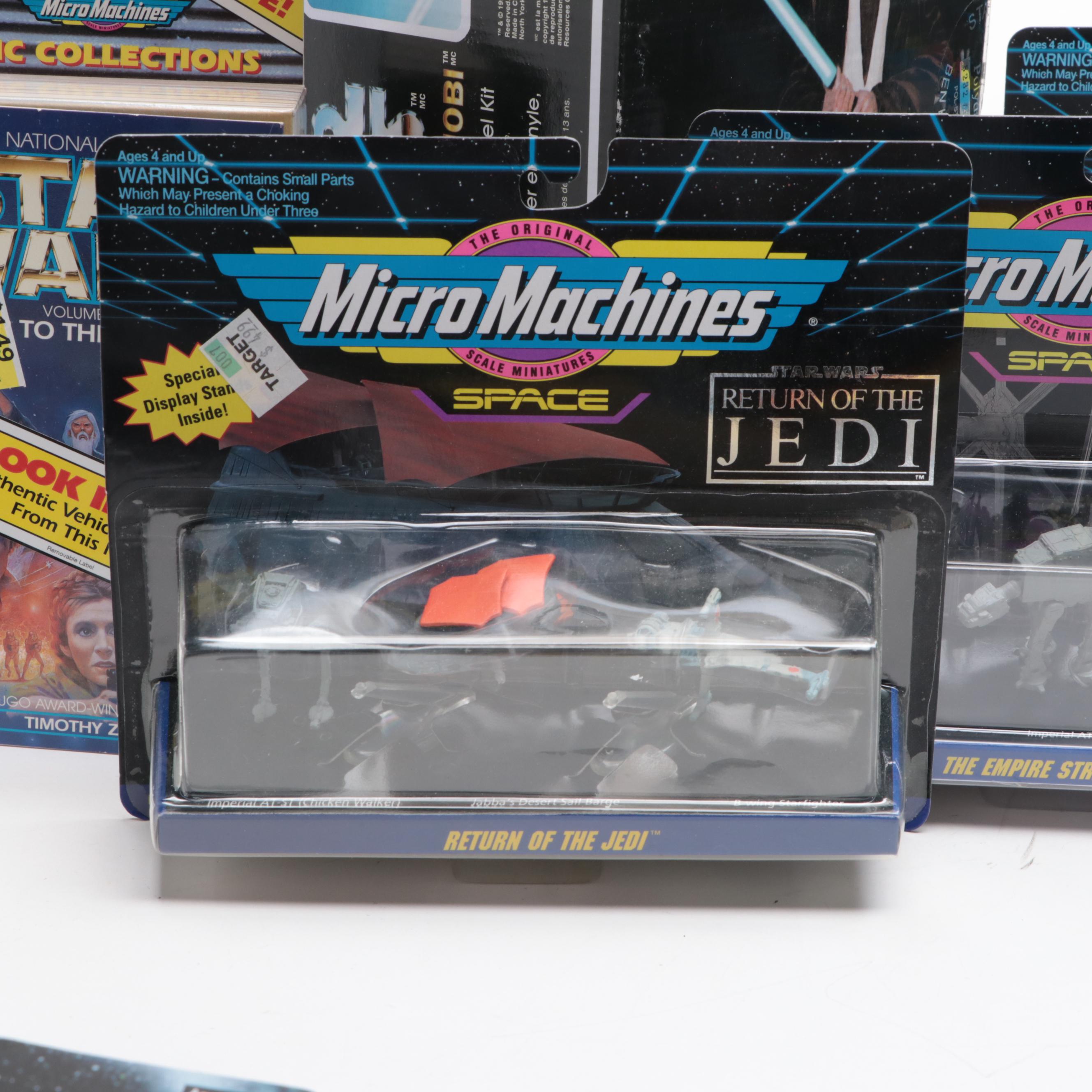 MicroMachines Star Wars Collection with Books and Model Kits | EBTH