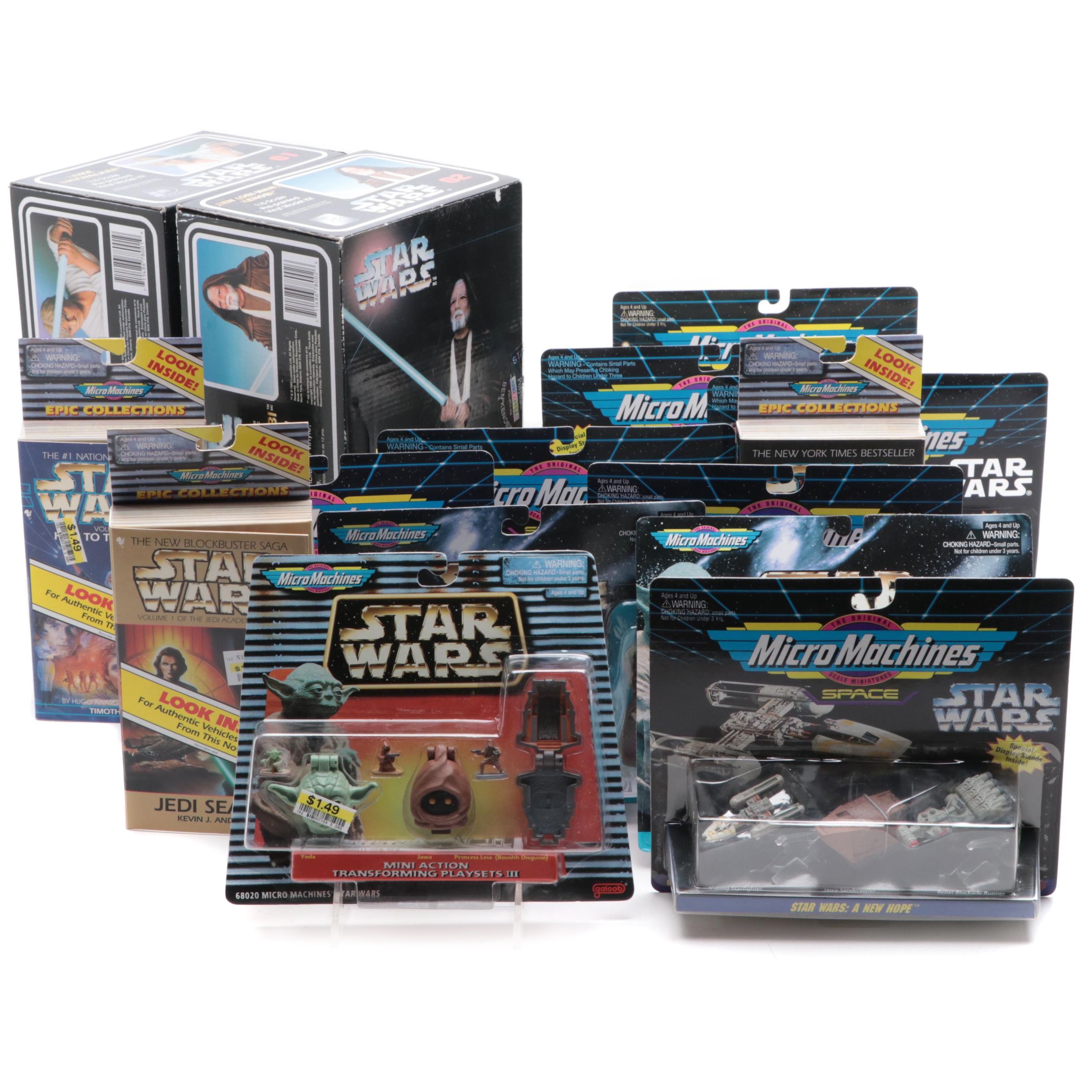 MicroMachines Star Wars Collection with Books and Model Kits | EBTH