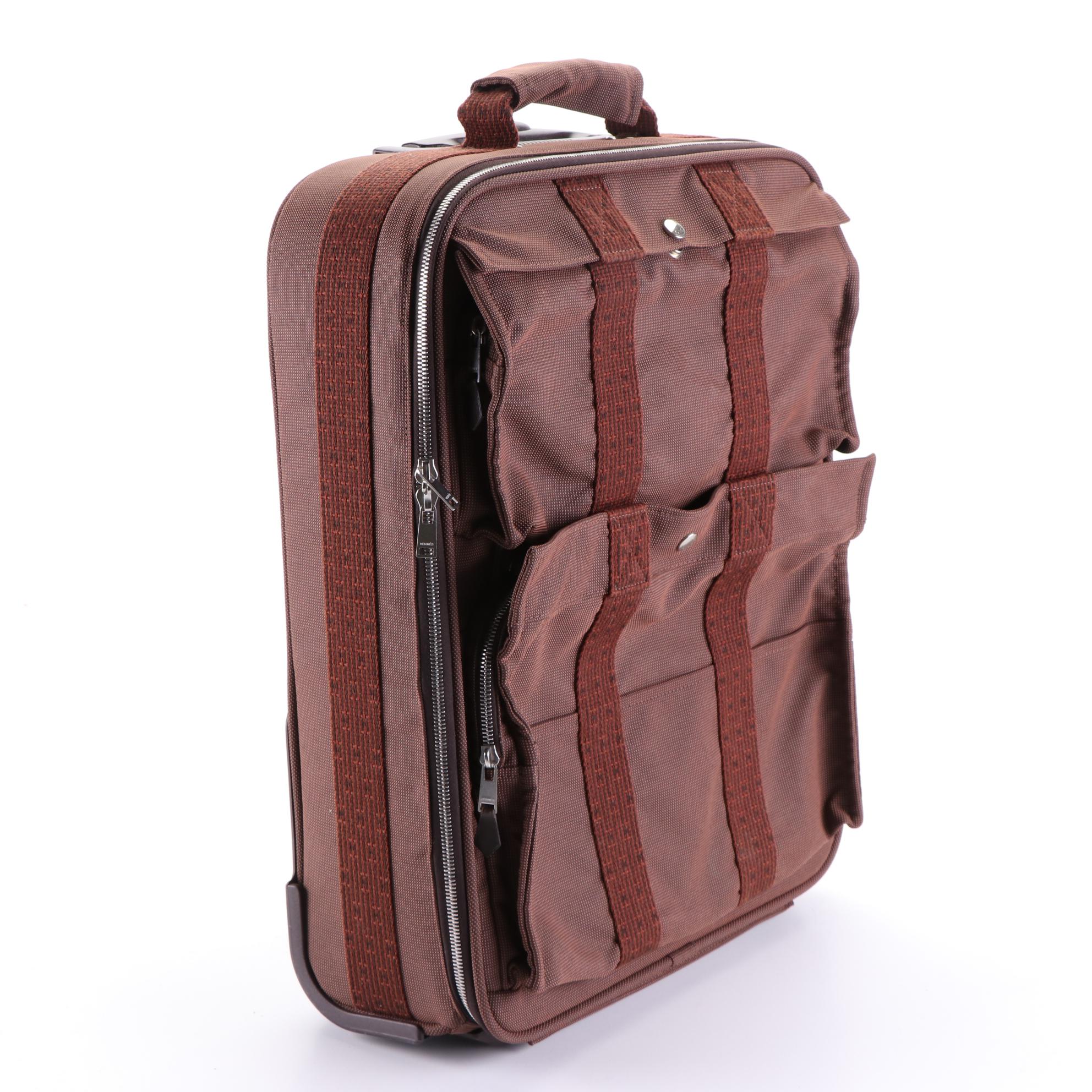 Hermès Herline Carry-On Trolley Suitcase in Nylon Canvas | EBTH