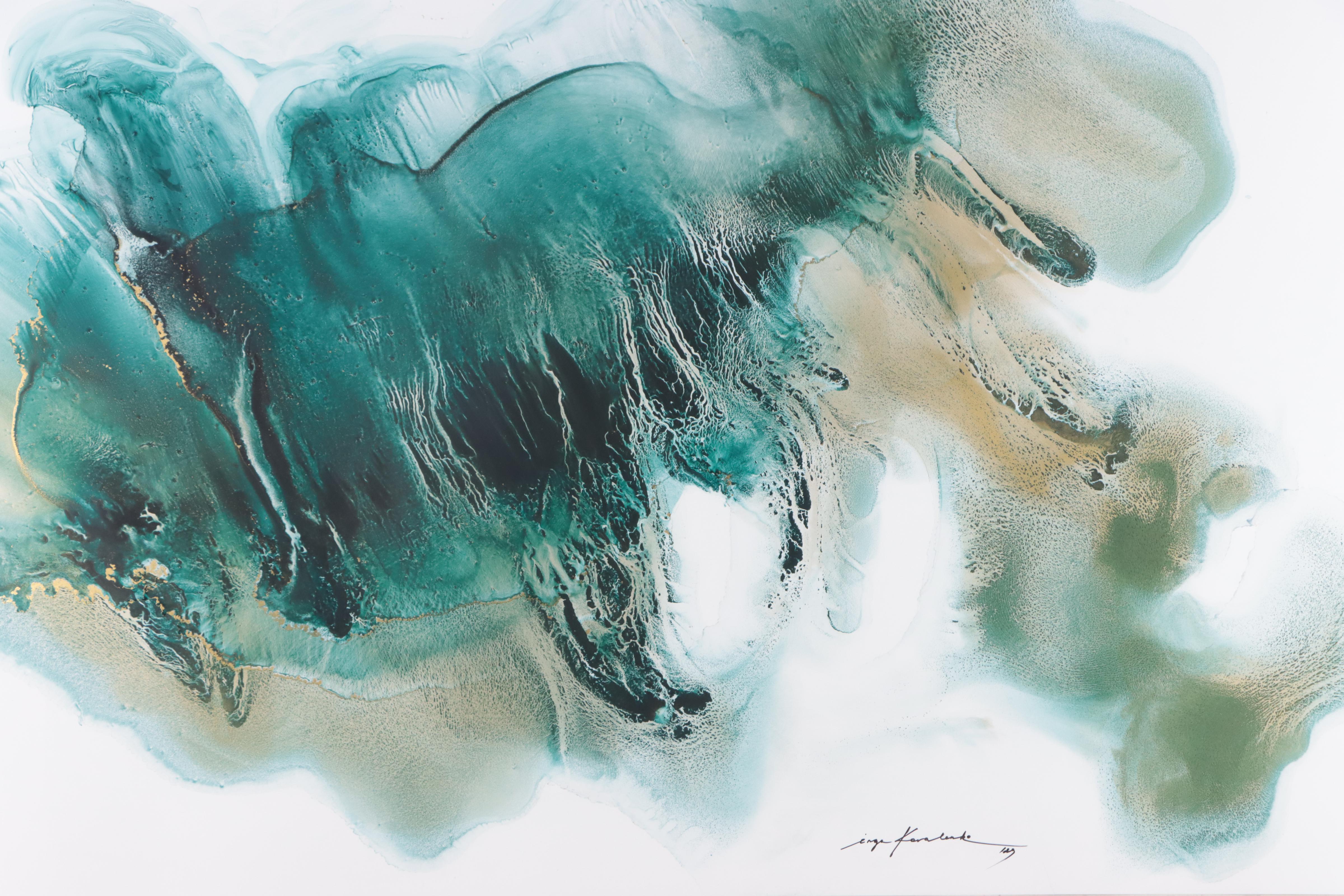 Inga Kovalenko Abstract Ink Painting, 2023 | Everything But The House